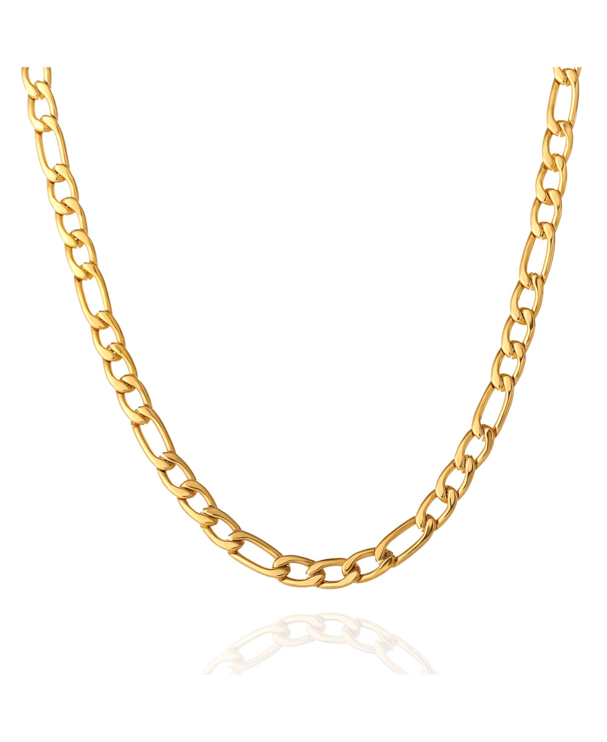 Click here for Lucky Brand Figaro Chain Necklace - 22 Chain - Gol... prices