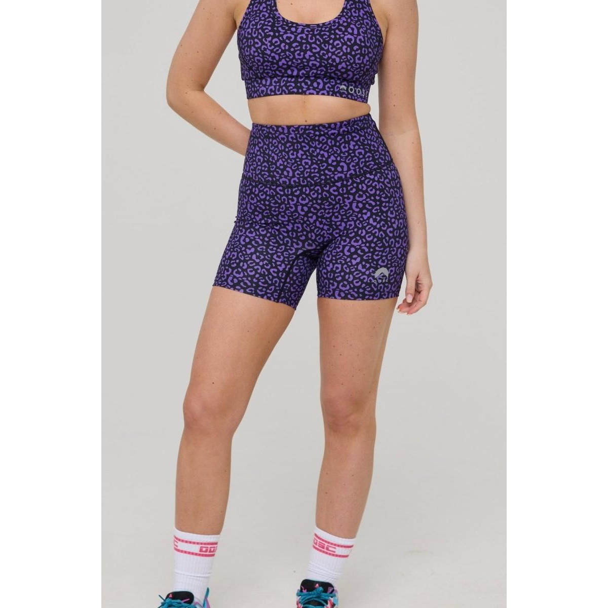 Click here for Oosc Womens Infinite High Waisted Shorts - Purple... prices