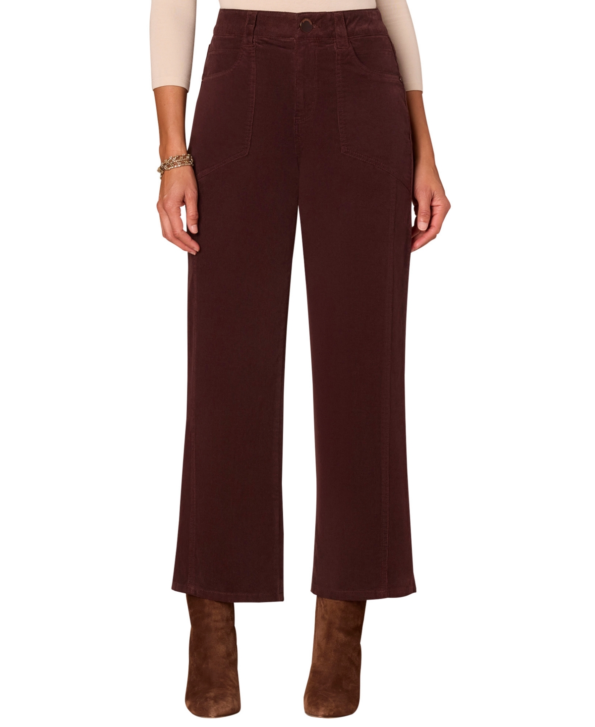 Click here for Democracy Petite Ab Solution Straight Leg Pants -... prices