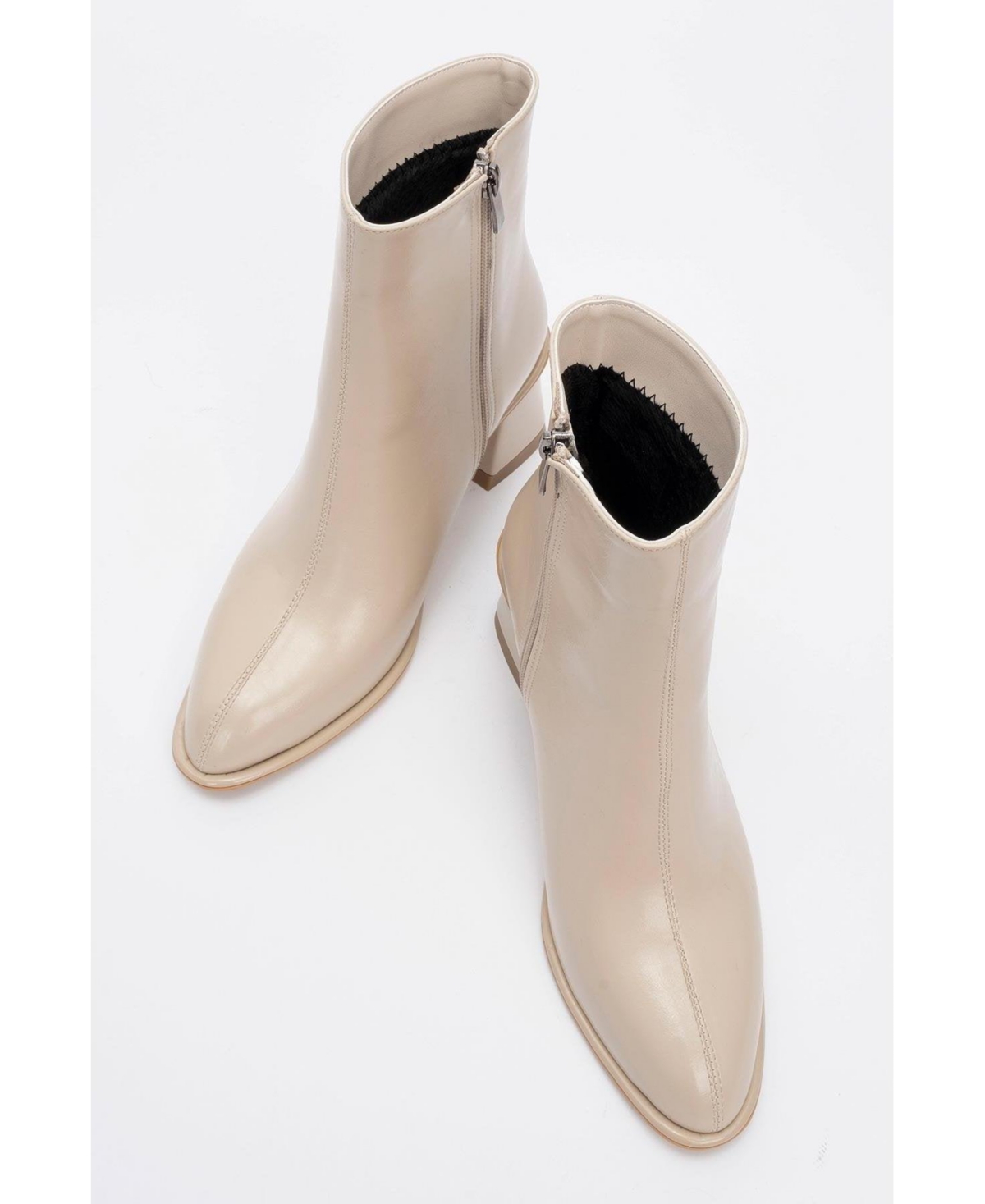 Click here for Prologue Shoes Maura Block Heel Boot (Women) - Bei... prices