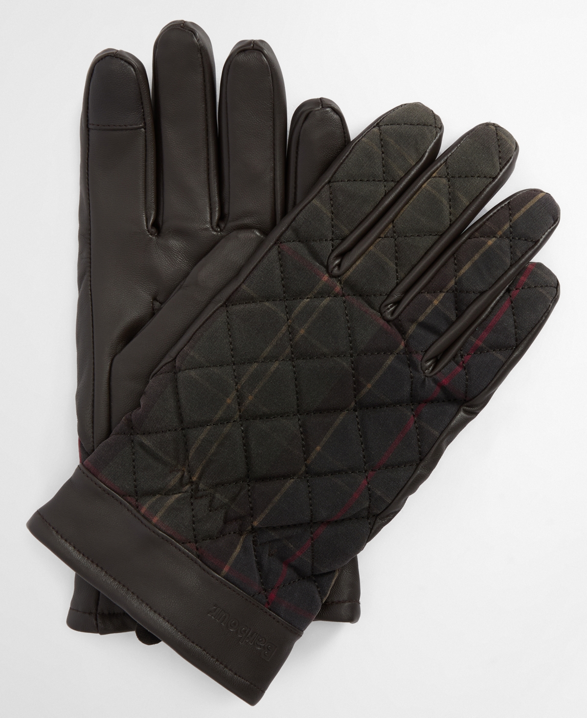 Click here for Barbour Mens Darwen Quilted Tartan Gloves - Tartan prices