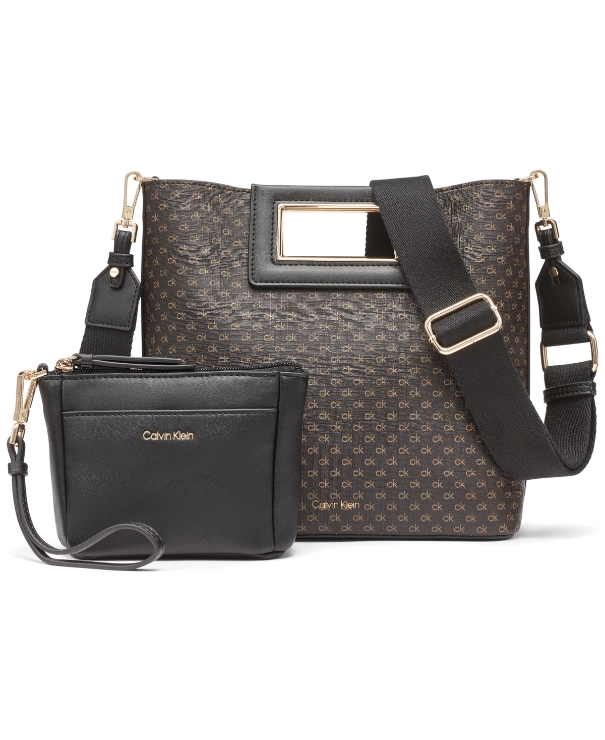 Click here for Calvin Klein Womens Eira Mini Crossbody Bag - Blac... prices