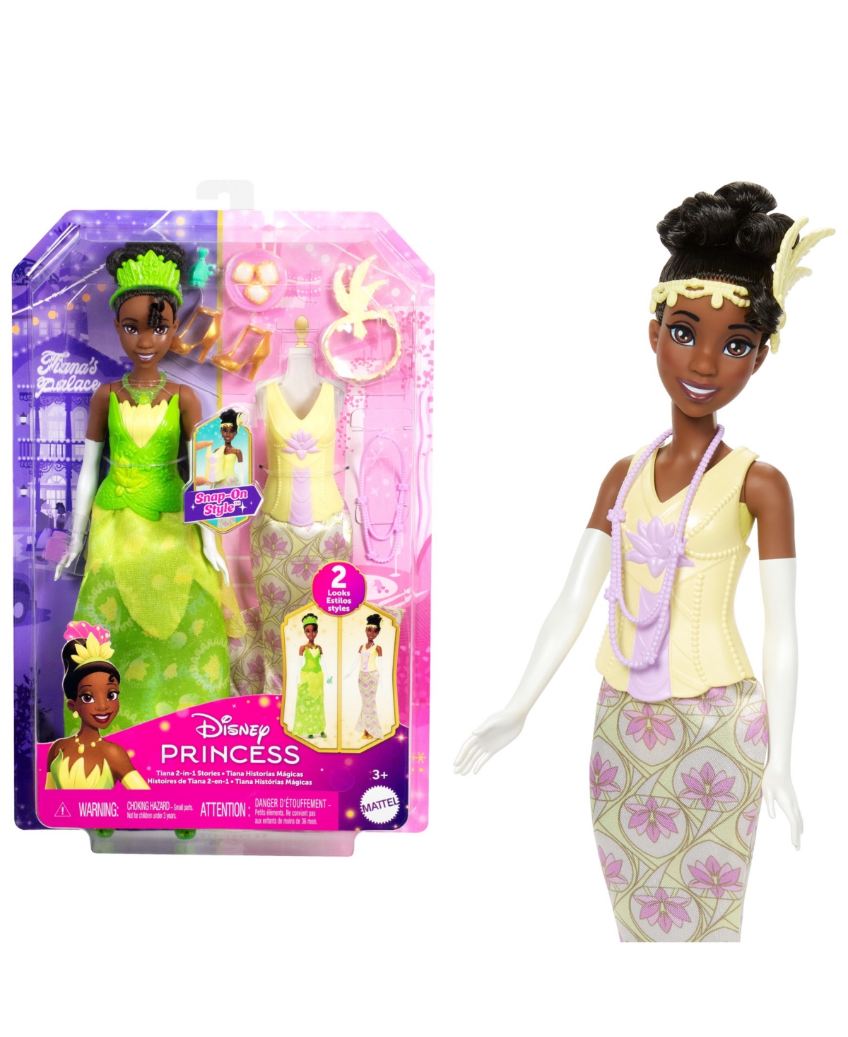 Click here for Disney Princess 2-in-1 Stories Tiana Fashion Doll... prices