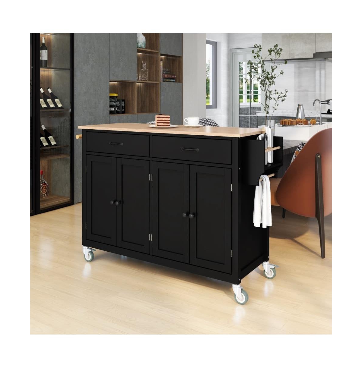 Click here for 54.3 Kitchen Island Cart  Kitchen Storage Cabinet... prices