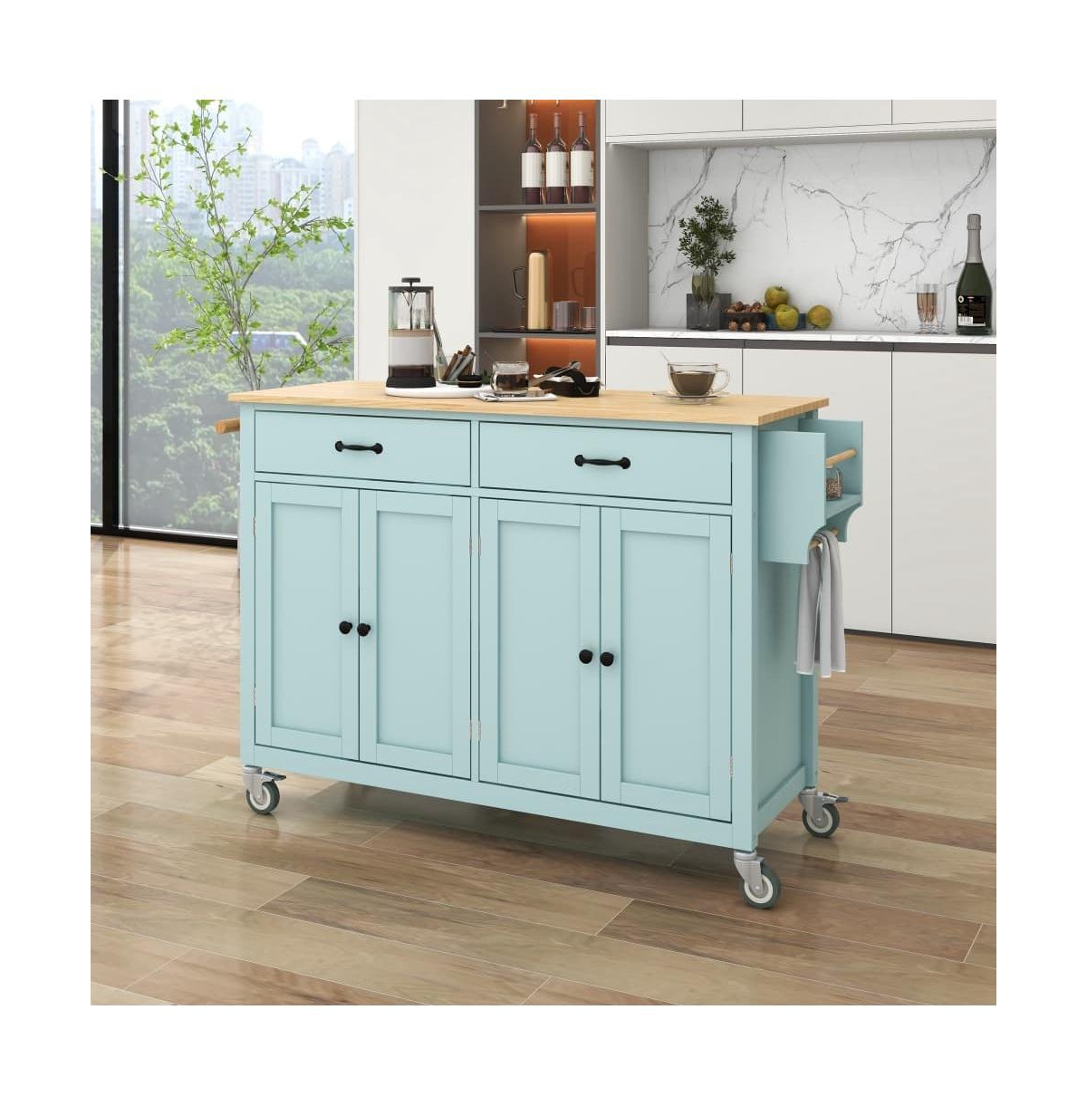 Click here for 54.3 Kitchen Island Cart  Kitchen Storage Cabinet... prices