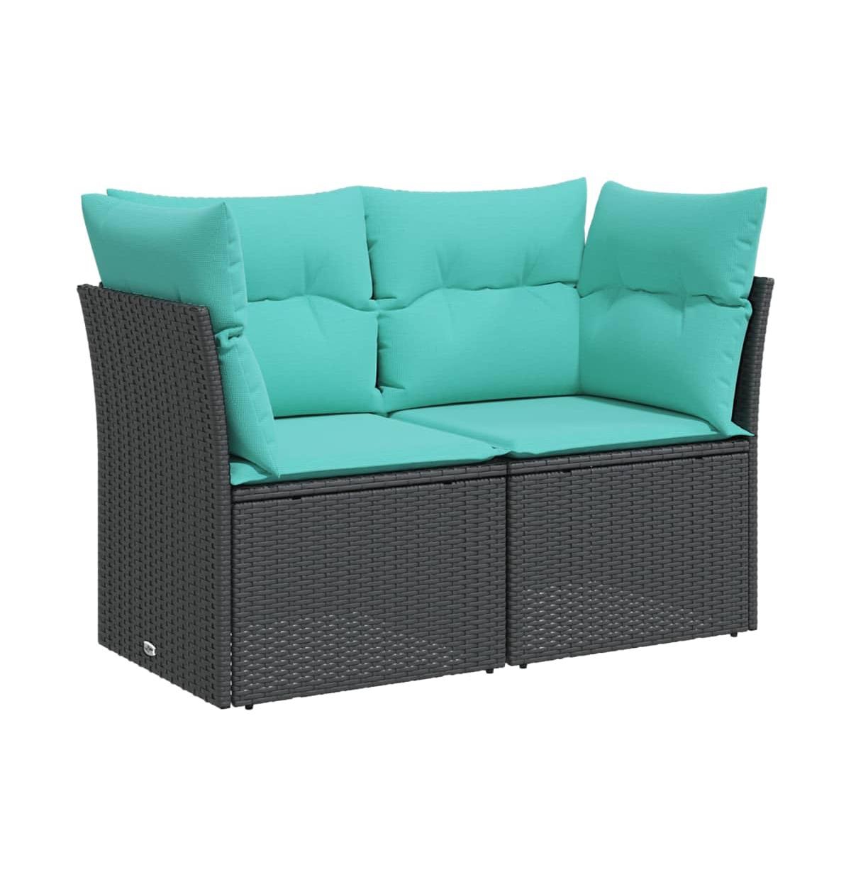 Click here for Garden Sofa Black  Blue - Black prices