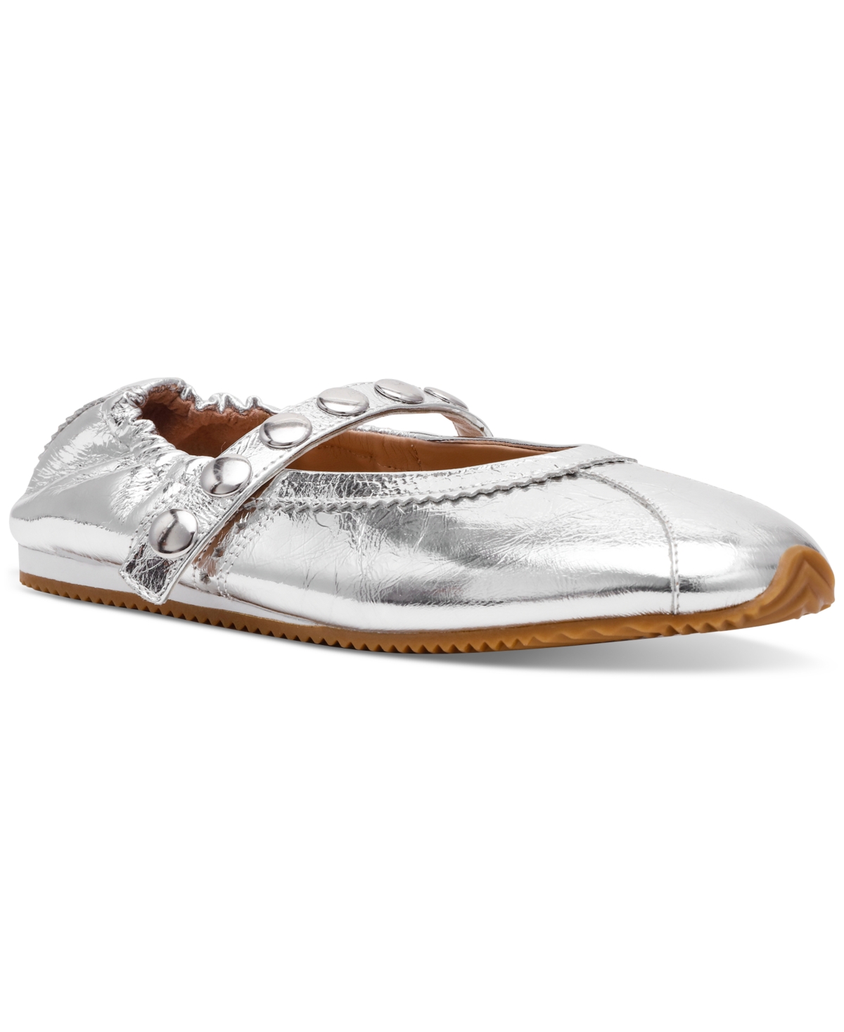 Click here for Steve Madden Anaya-St Studded Mary-Jane Ballet Fla... prices