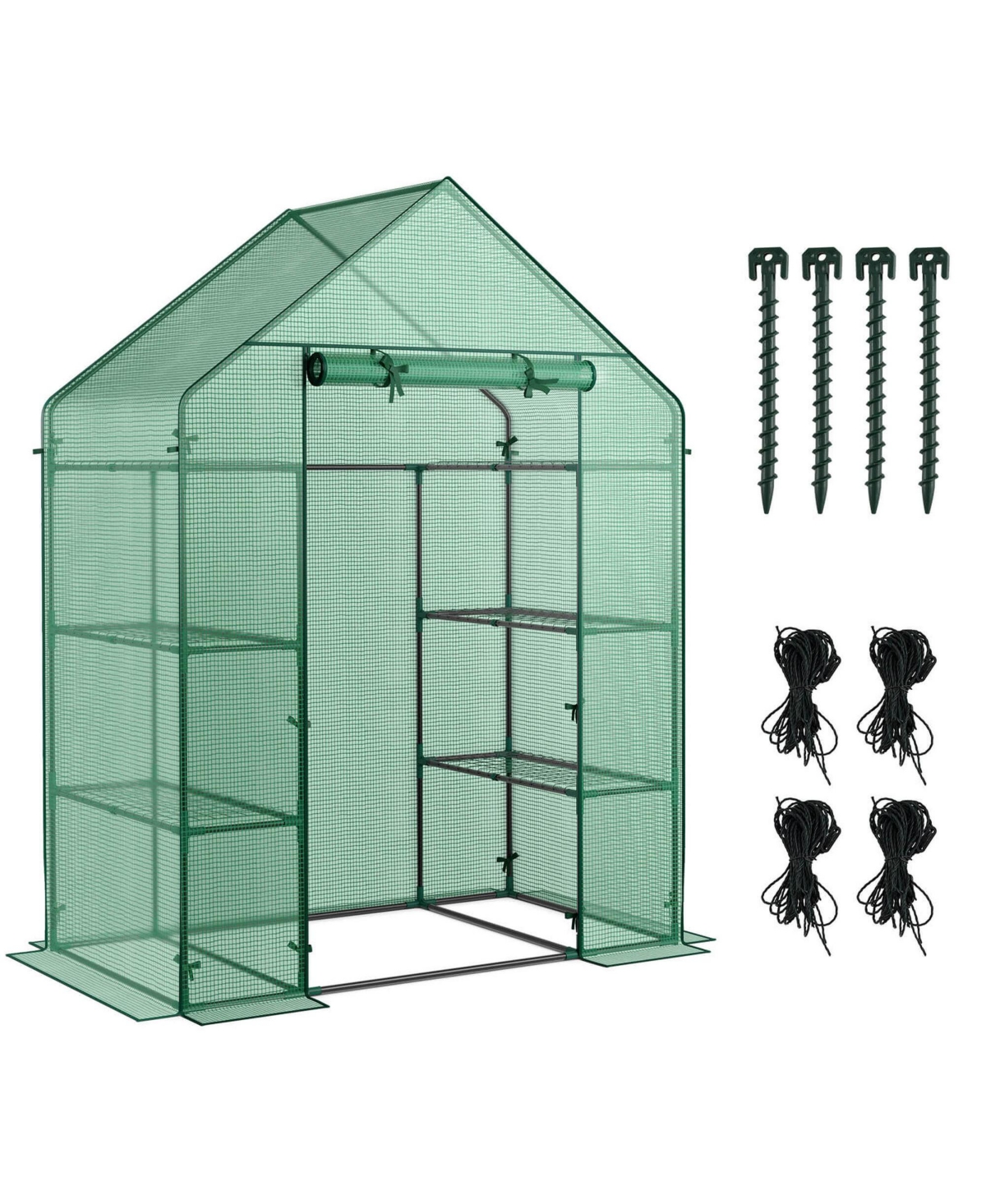 Click here for Costway Portable Mini Walk In Outdoor 4 Tier 8 She... prices