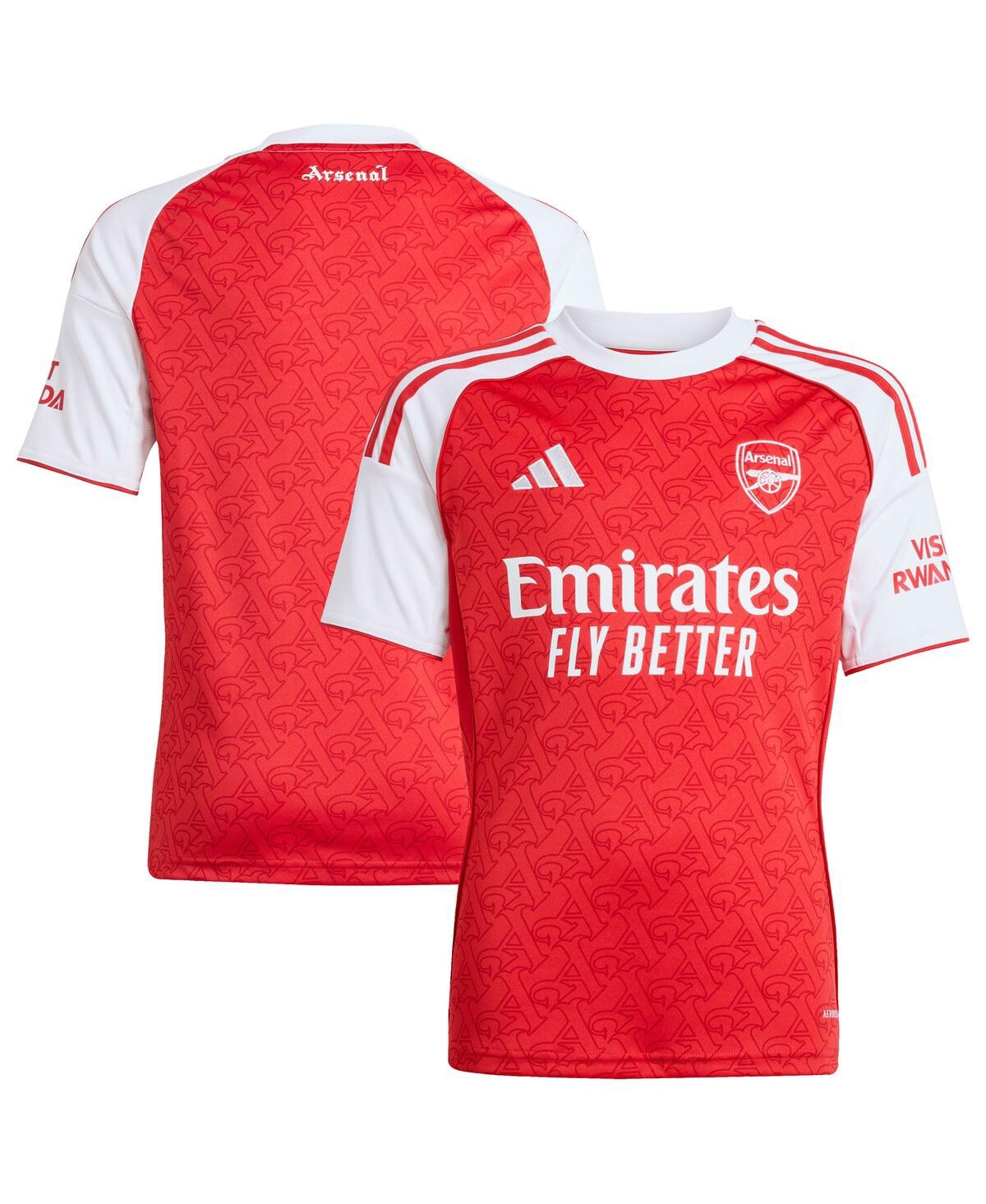 Click here for Adidas Big Boys and Girls Red Arsenal 2025/26 Home... prices