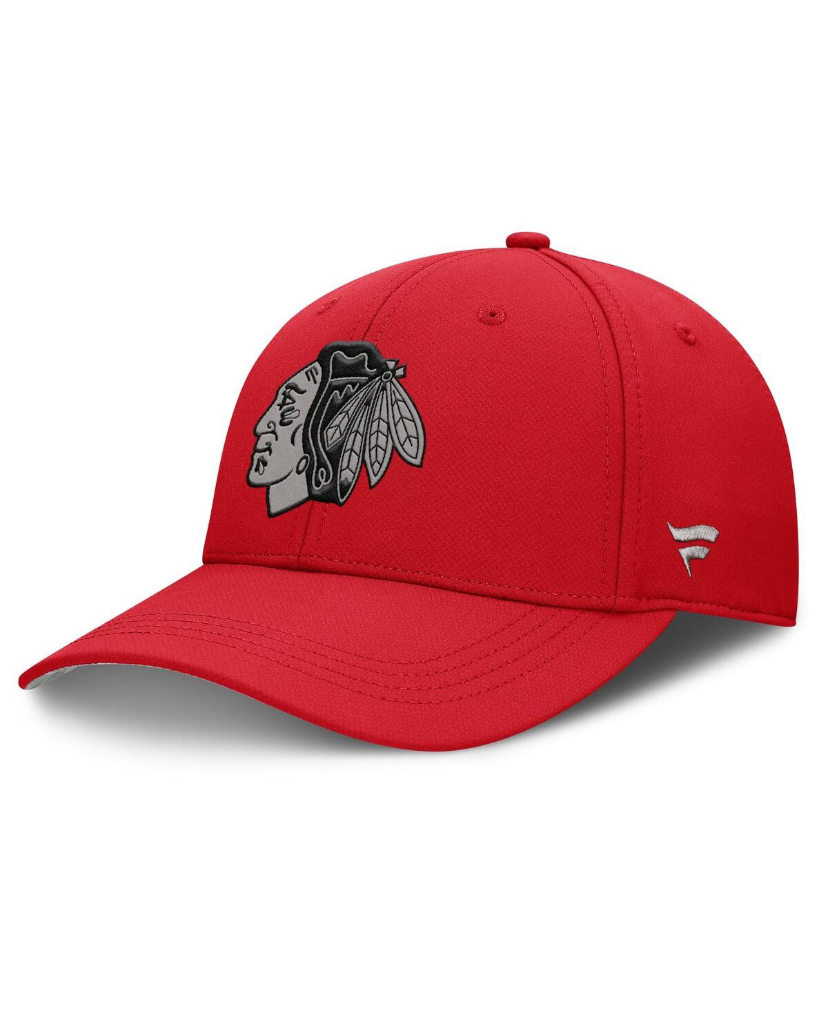 Click here for Fanatics Mens Red Chicago Blackhawks Homage Adjust... prices