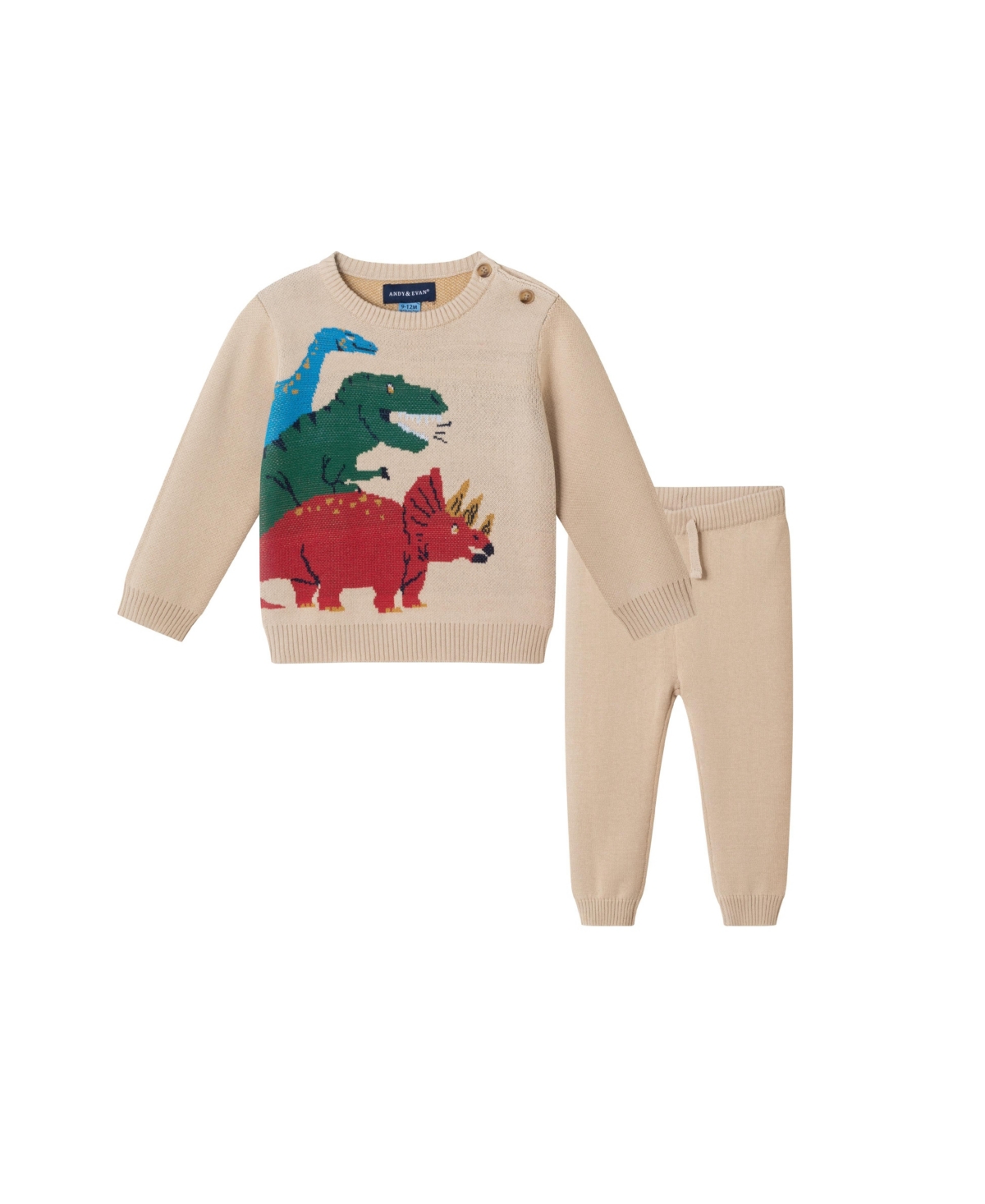 Click here for Andy & Evan Infant Boys Dinosaur Baby Sweater Set... prices