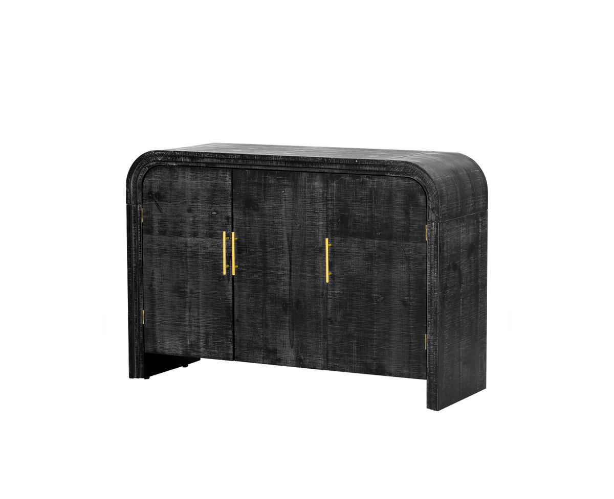 Click here for Casainc Retro Minimalist Curved Cabinet with Gold... prices
