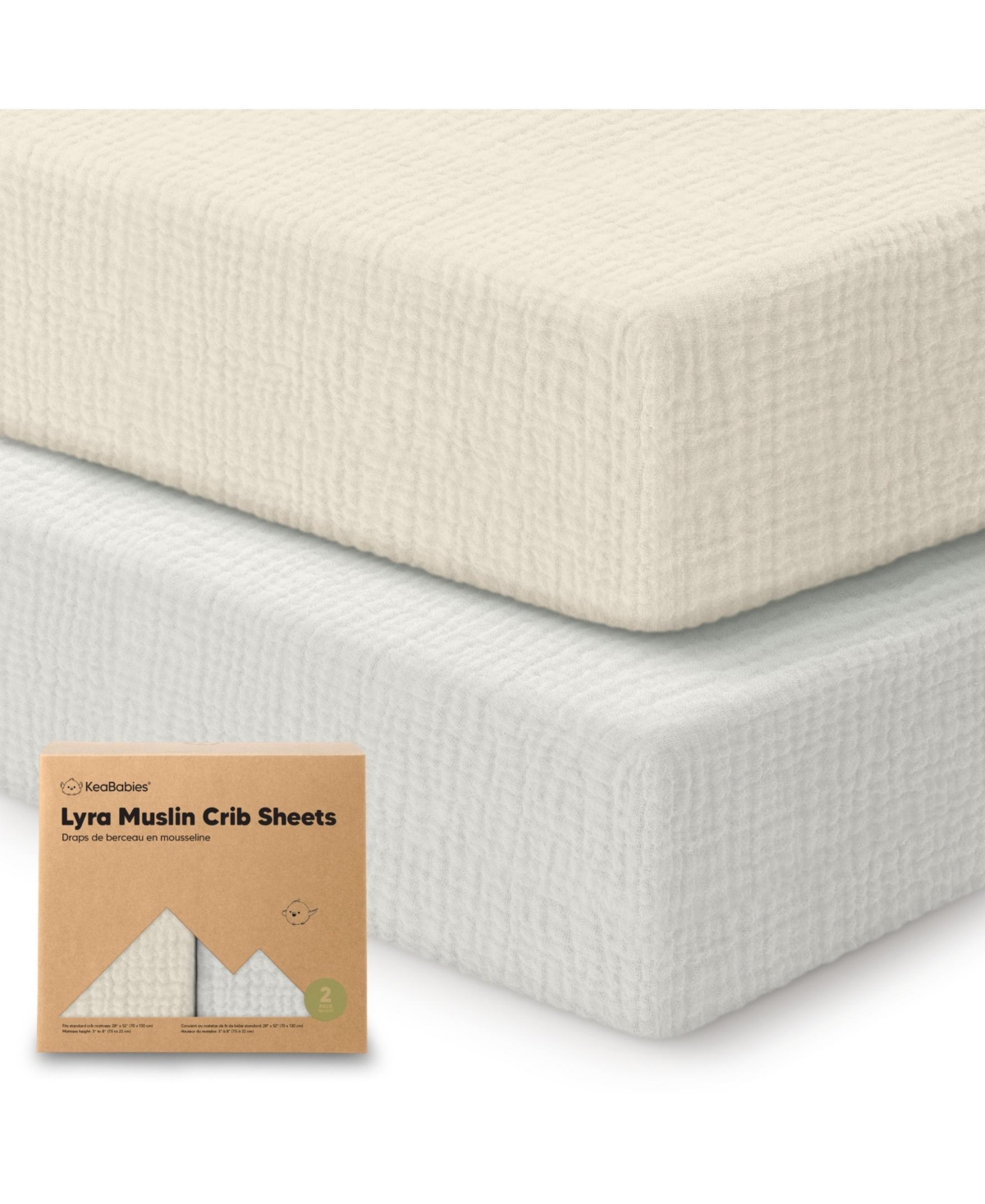 Click here for KeaBabies Lyra Muslin Crib Sheets for Boys  Girls... prices