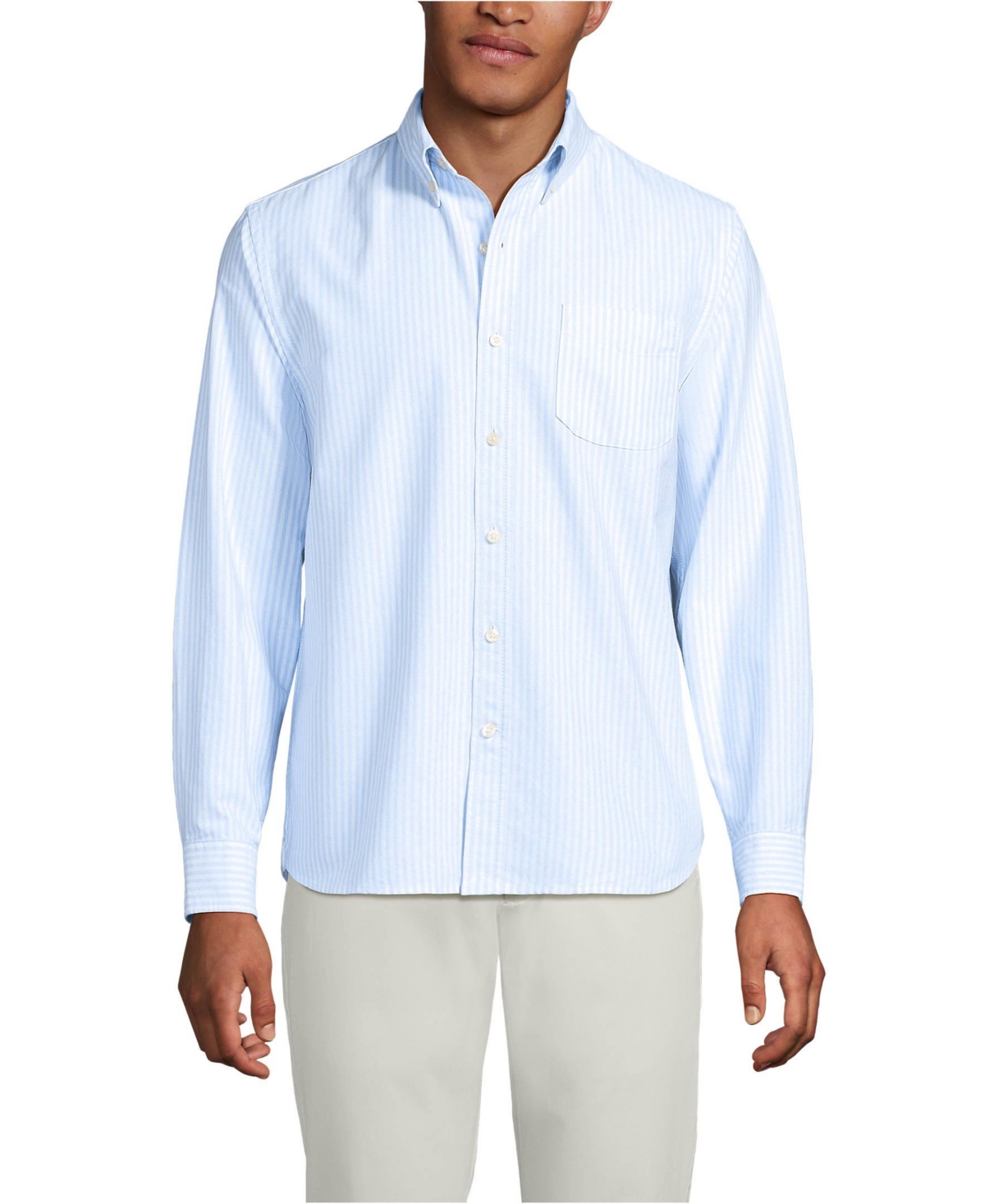 Click here for Lands End Mens Long Sleeve Sail Rigger Oxford Shir... prices