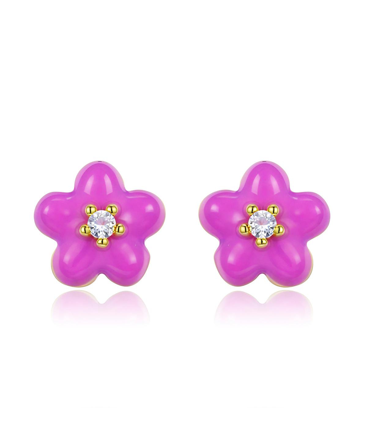 Click here for Anna Zuckerman Petit Daisy Rose Earrings - Rose prices