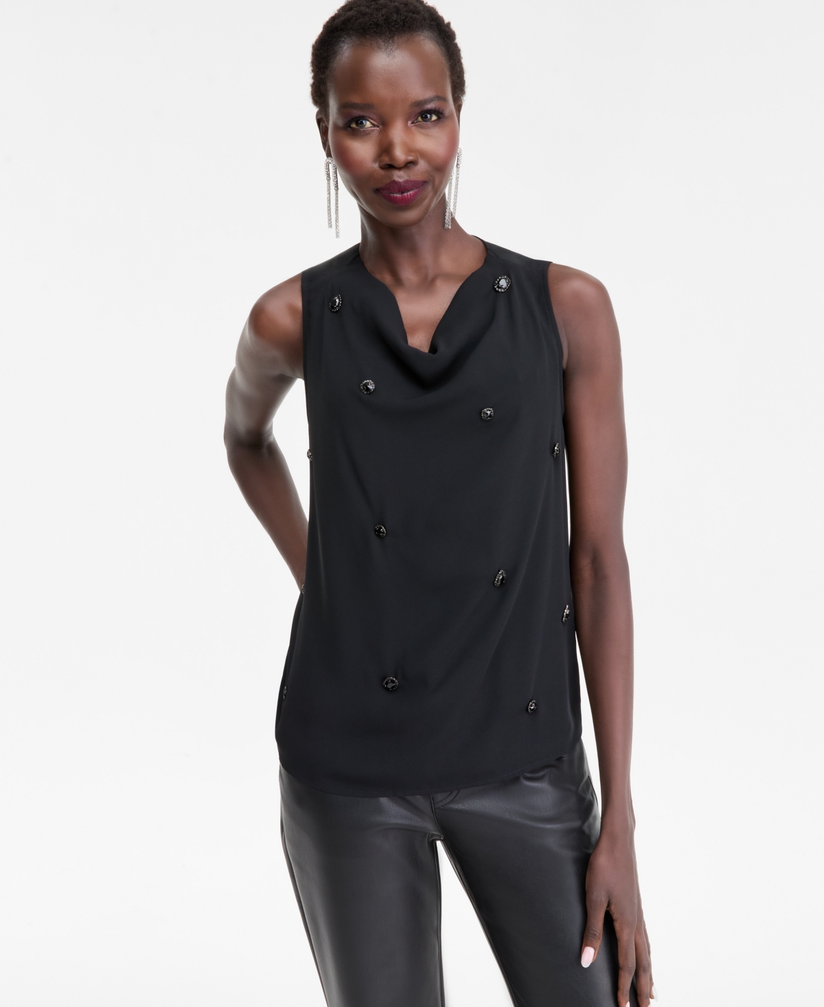 Click here for I.n.c. International Concepts Womens Embellished H... prices