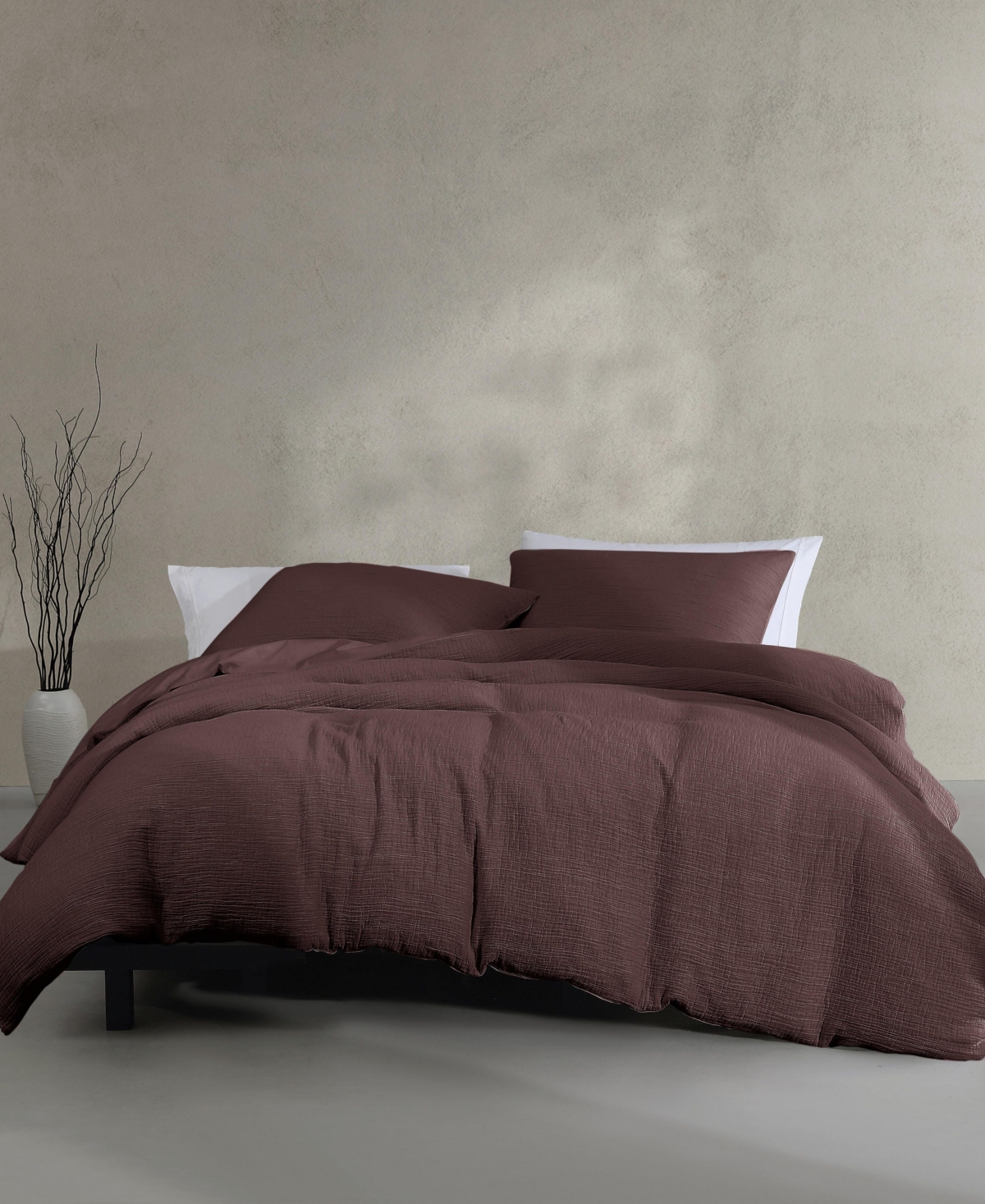 Click here for Calvin Klein Washed Percale Cotton Solid 3 Piece D... prices