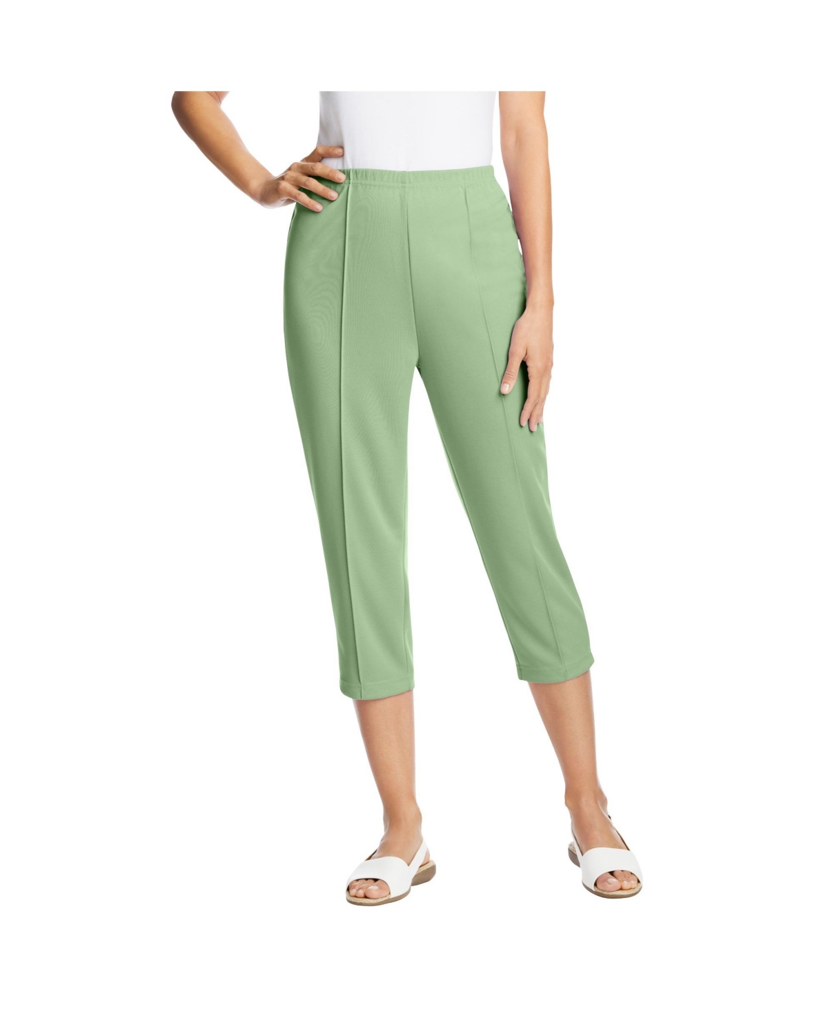 Click here for Woman Within Plus Size The Hassle-Free Soft Knit C... prices