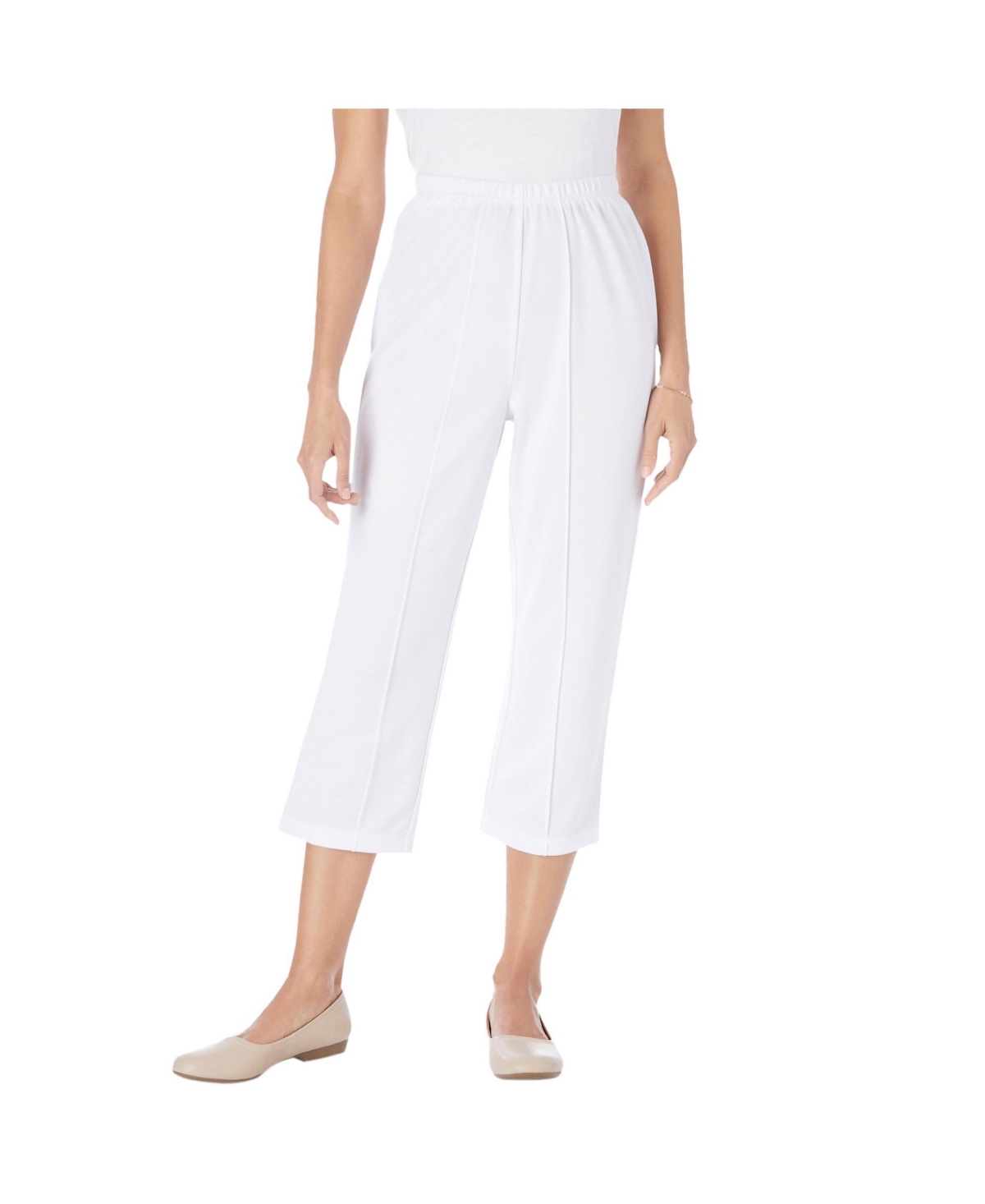 Click here for Woman Within Plus Size The Hassle-Free Soft Knit C... prices