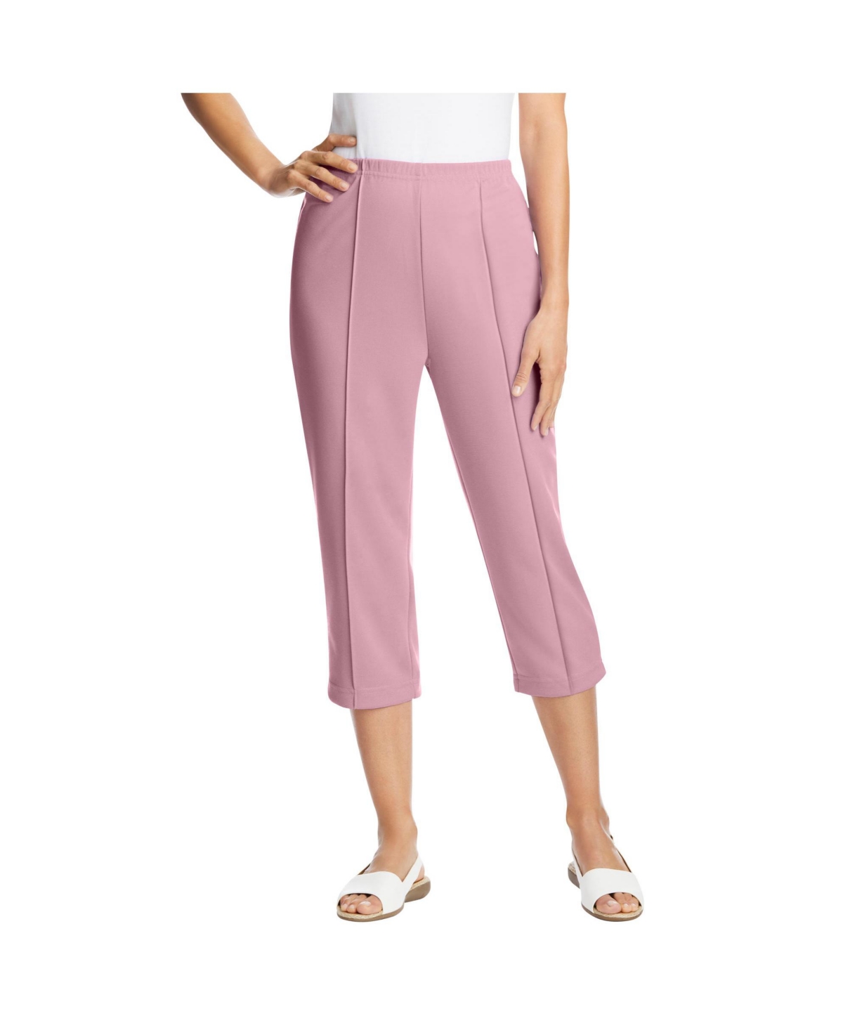 Click here for Woman Within Plus Size The Hassle-Free Soft Knit C... prices