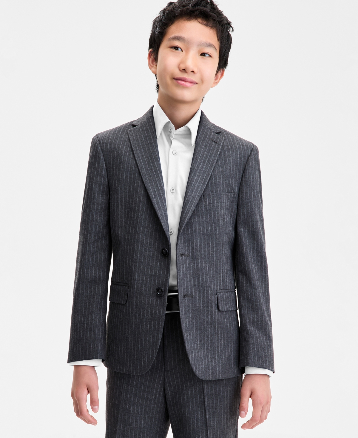 Click here for Michael Kors Boys Single Breasted Pinstripe Jacket... prices