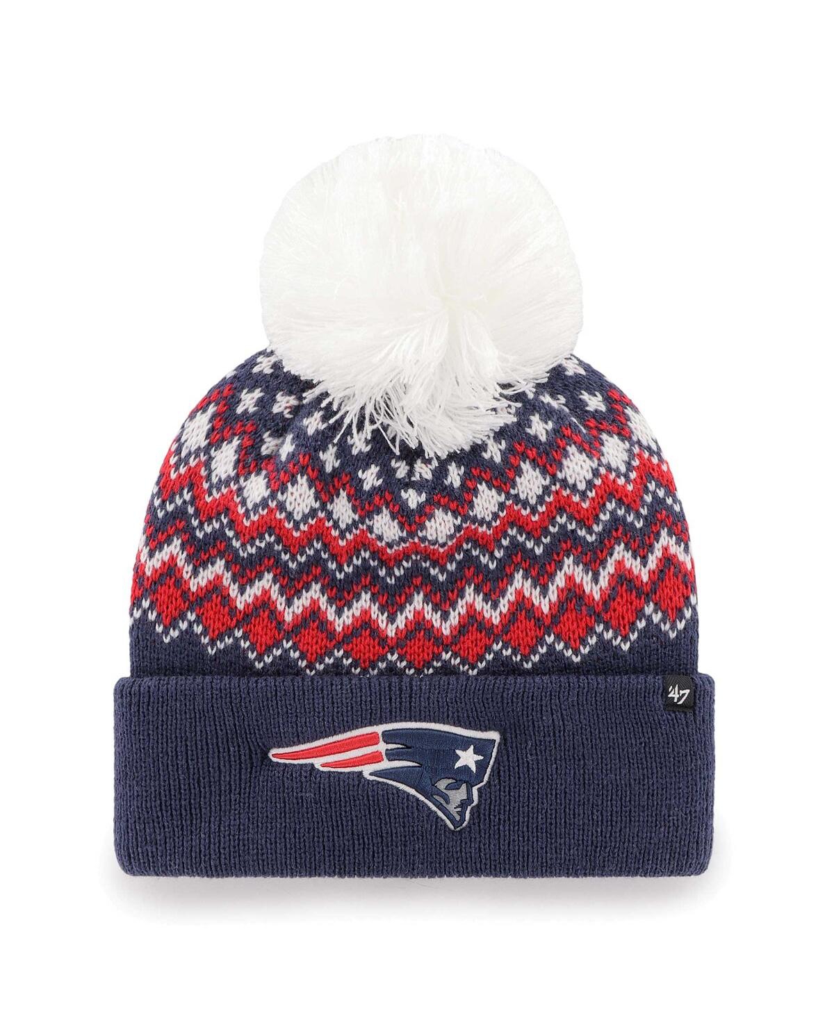 Click here for 47 Brand Womens Navy New England Patriots Elsa Cuf... prices
