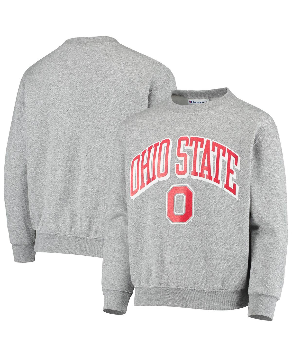 Click here for Champion Big Boys and Girls Heathered Gray Ohio St... prices