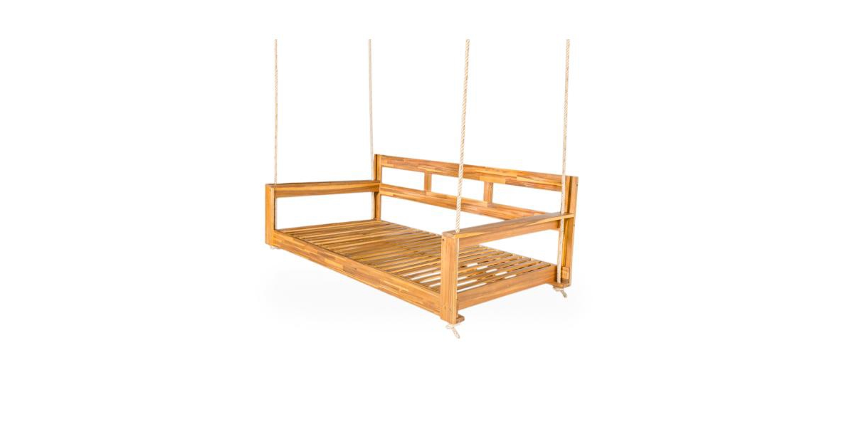 Click here for Flynama 81 Inch Acacia Wood Twin Size Porch Swing... prices