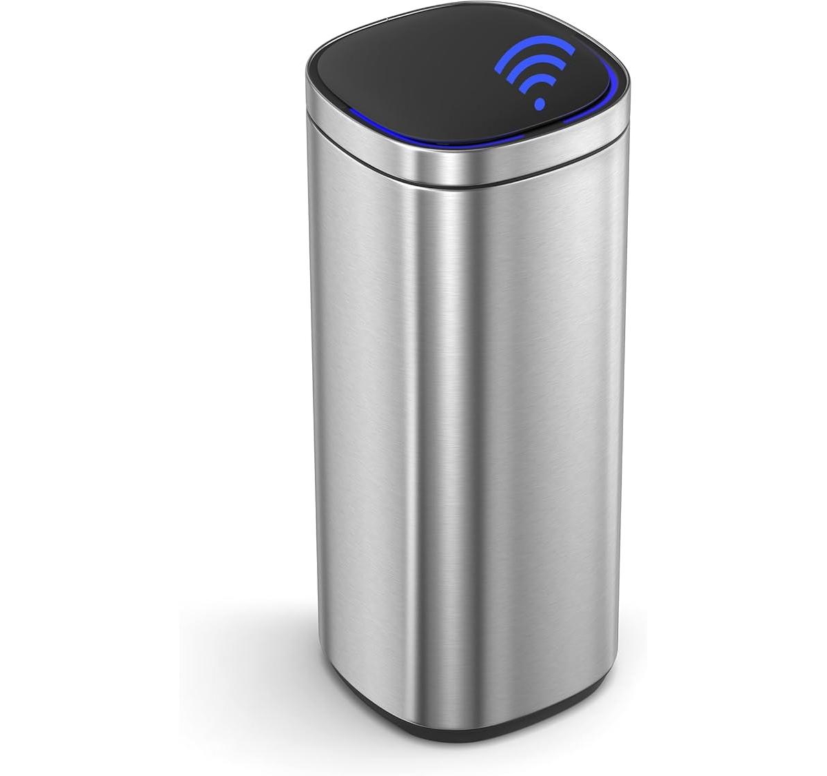 Click here for Songmics Home Trash Can - Metallic silver prices