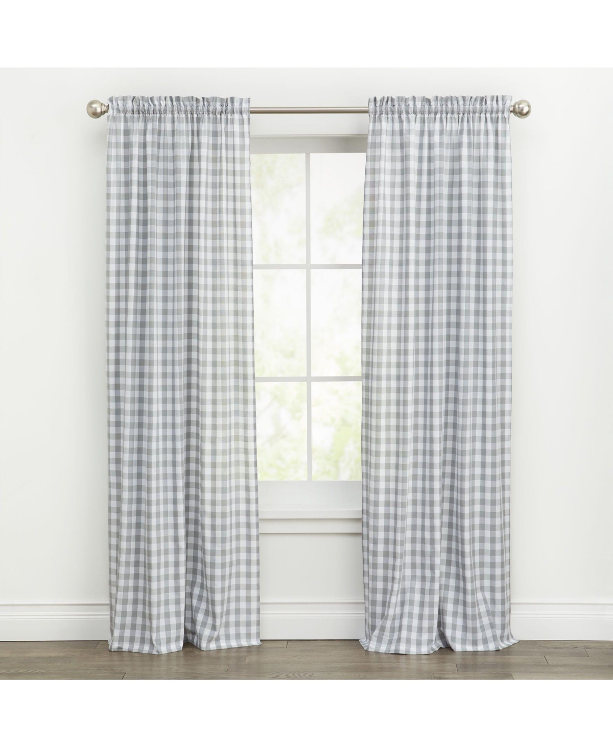 Click here for GoodGram Buffalo Check Gingham Custom Window Curta... prices