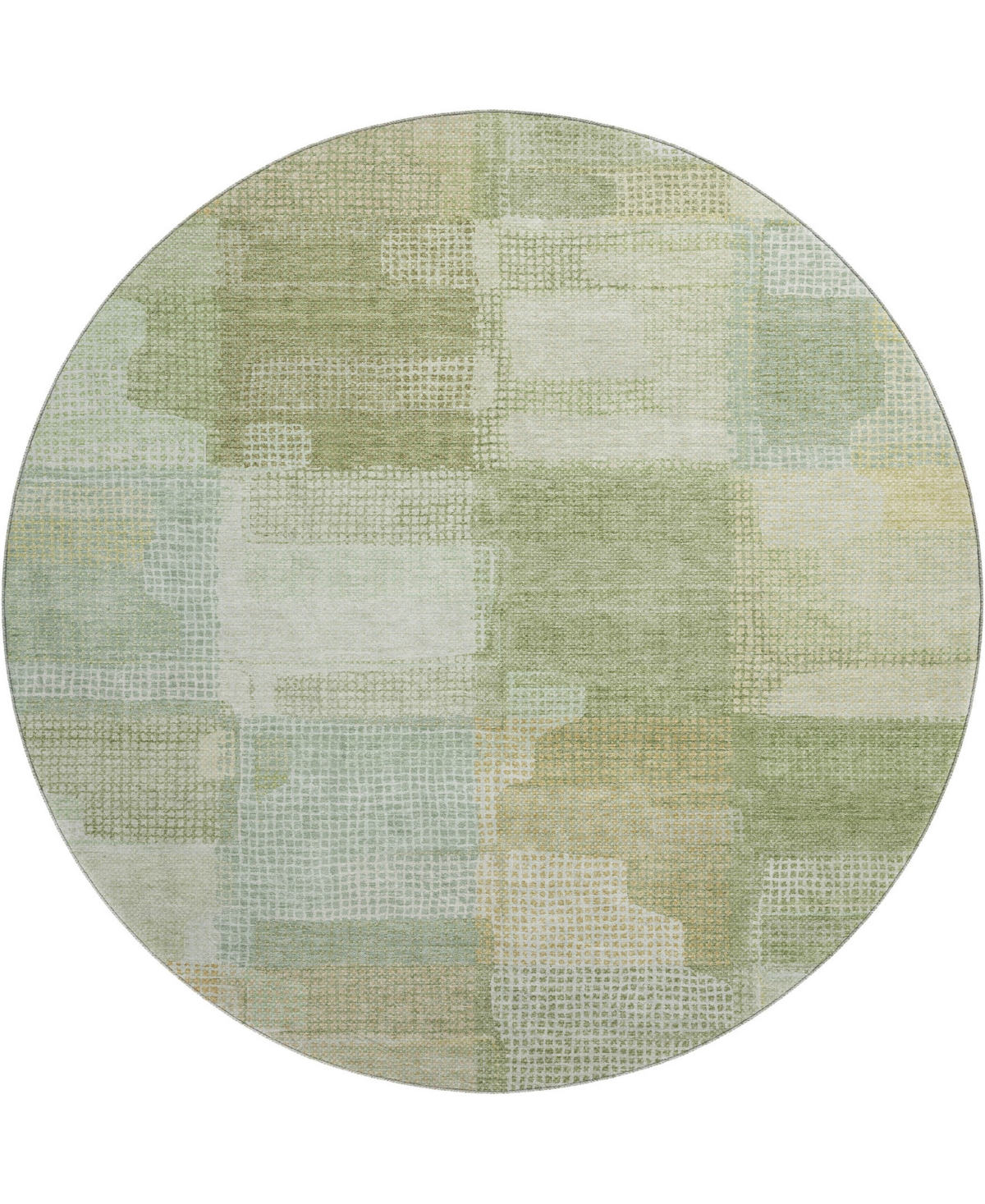 Click here for Dalyn Ravenna RN10 8x8 Round Area Rug - Green prices