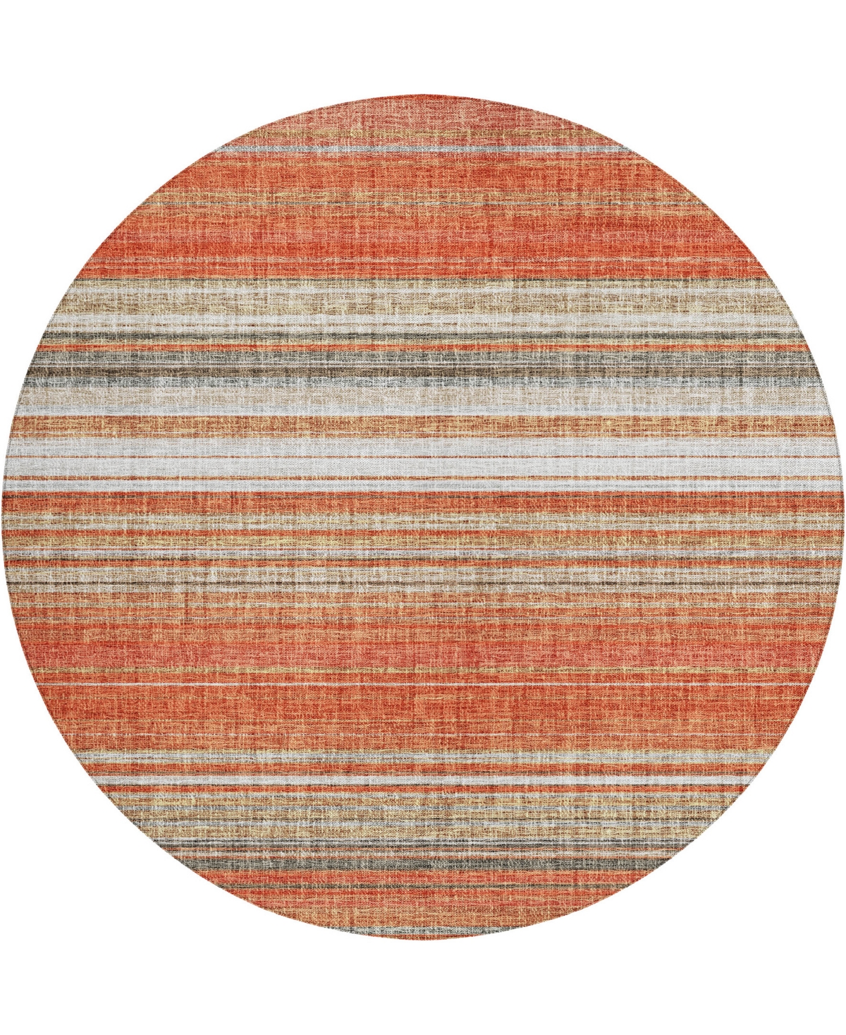 Click here for Dalyn Portico PO2 8x8 Round Area Rug - Mango prices