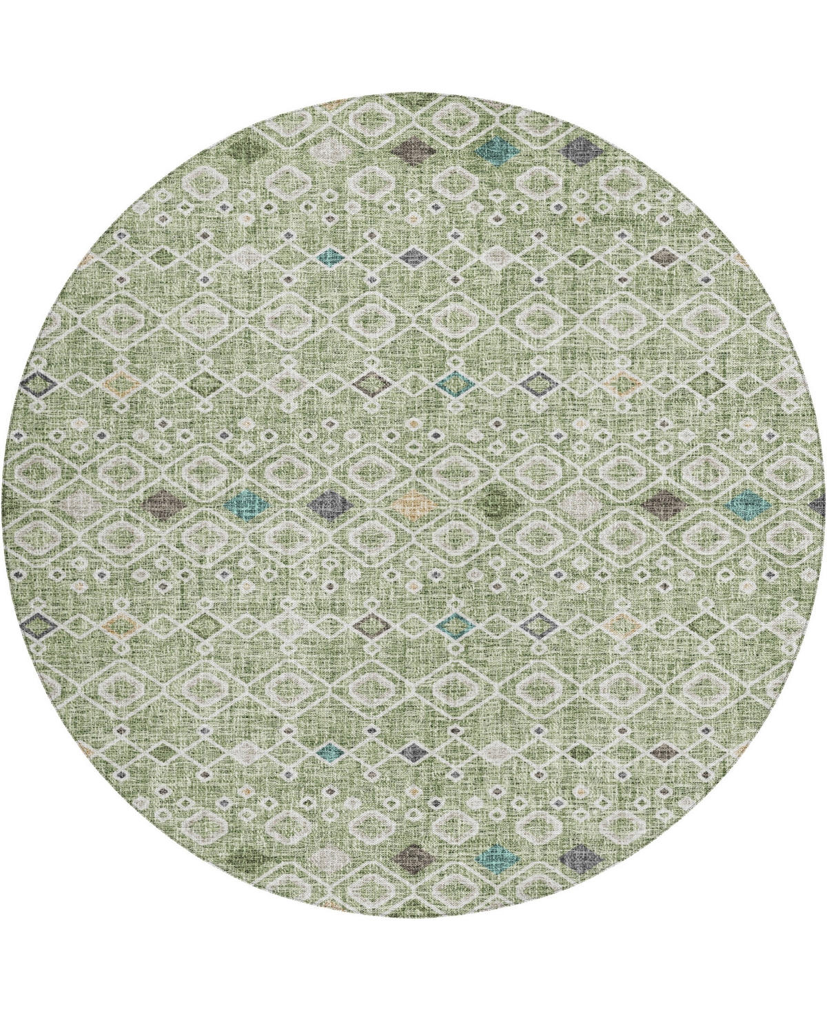 Click here for Dalyn Portico PO4 8x8 Round Area Rug - Grass prices