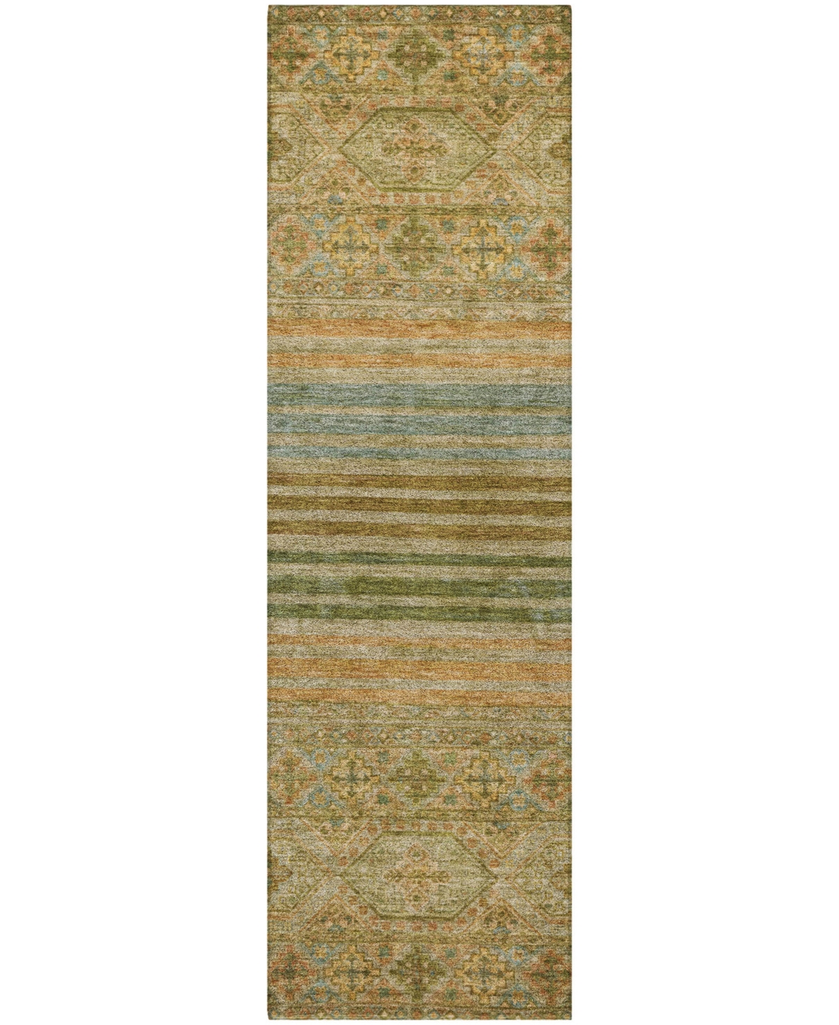 Click here for Dalyn Tabrook TB7 23x76 Runner Area Rug - Green prices