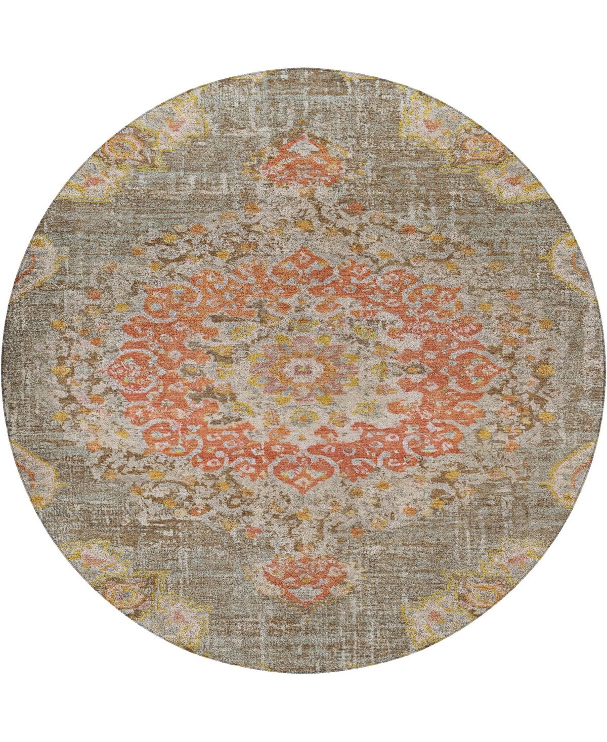 Click here for Dalyn Tabrook TB11 8x8 Round Area Rug - Brown prices