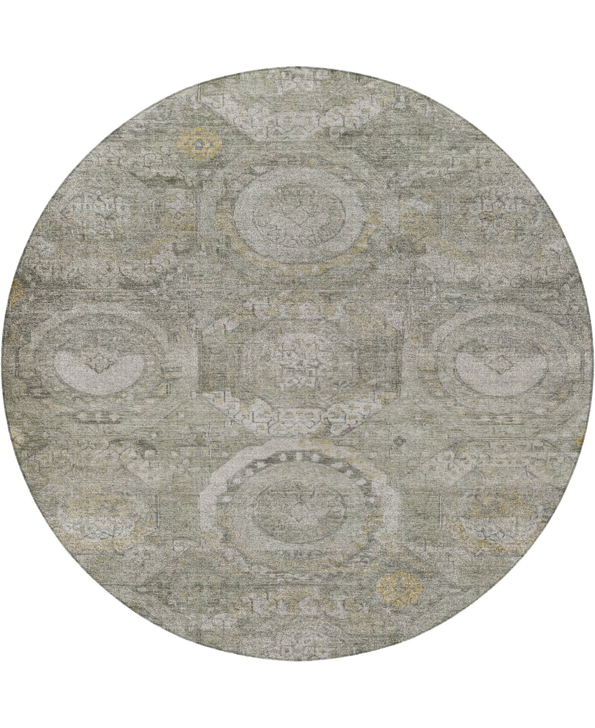 Click here for Dalyn Tabrook TB14 8x8 Round Area Rug - Gray  Beig... prices