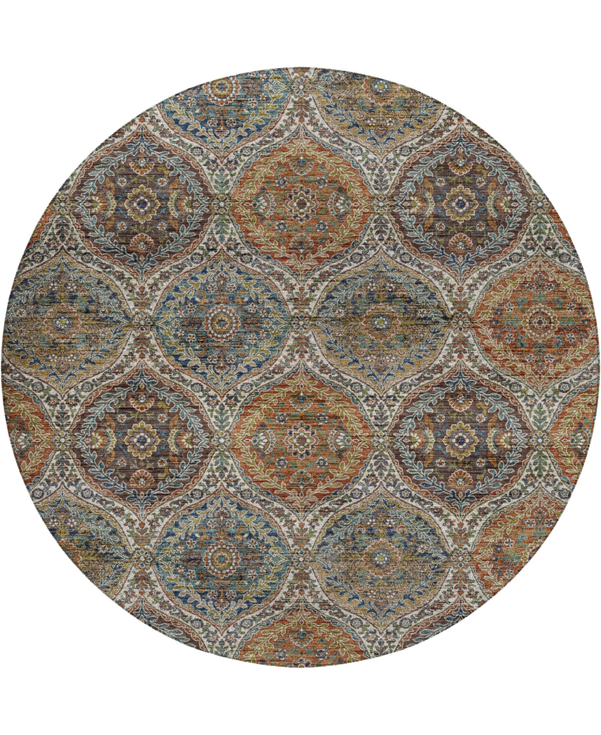 Click here for Dalyn Silk Road SR12 8x8 Round Area Rug - Multi prices