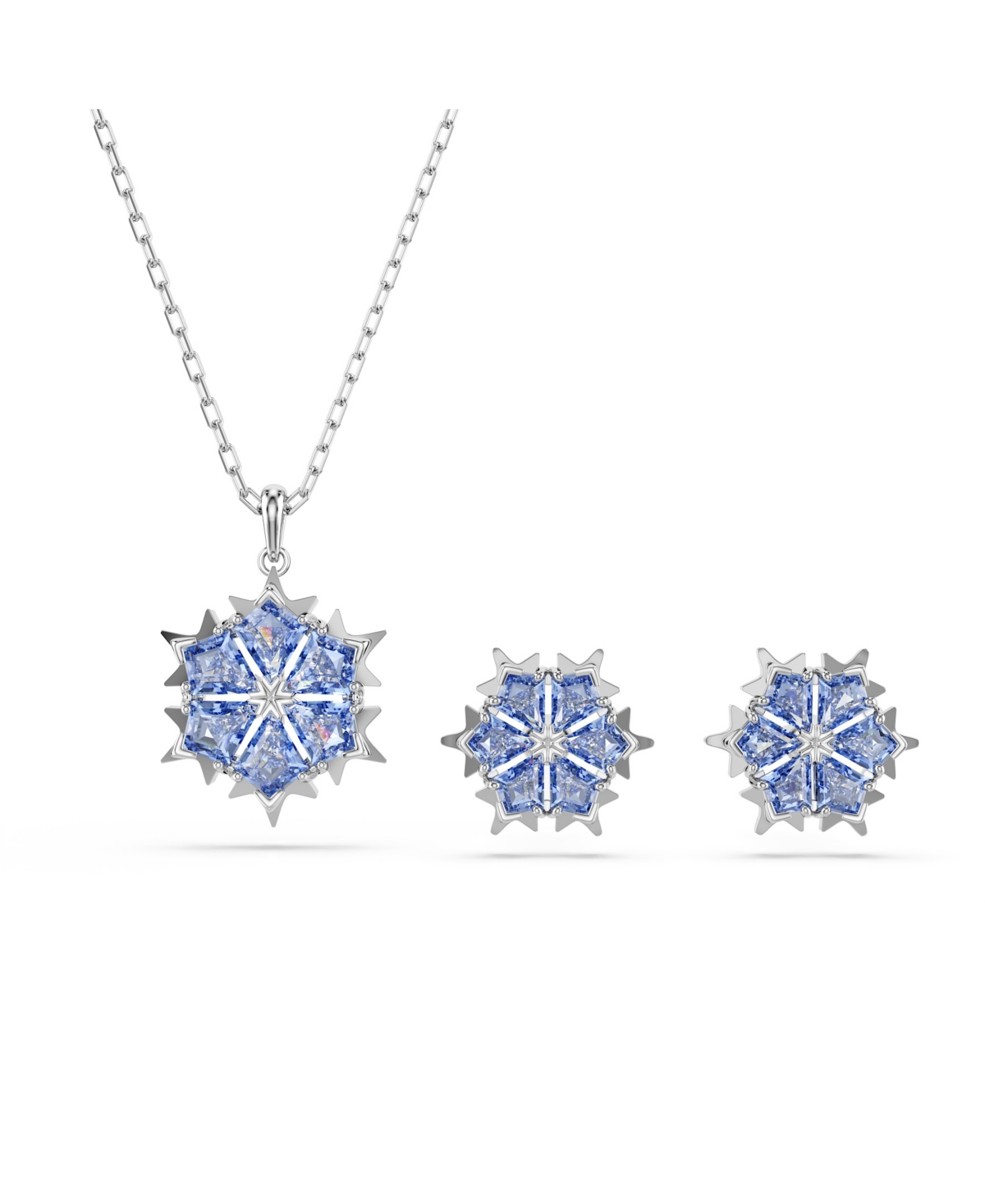 Click here for Swarovski Magic Snowflake Rhodium Plated Earrings... prices