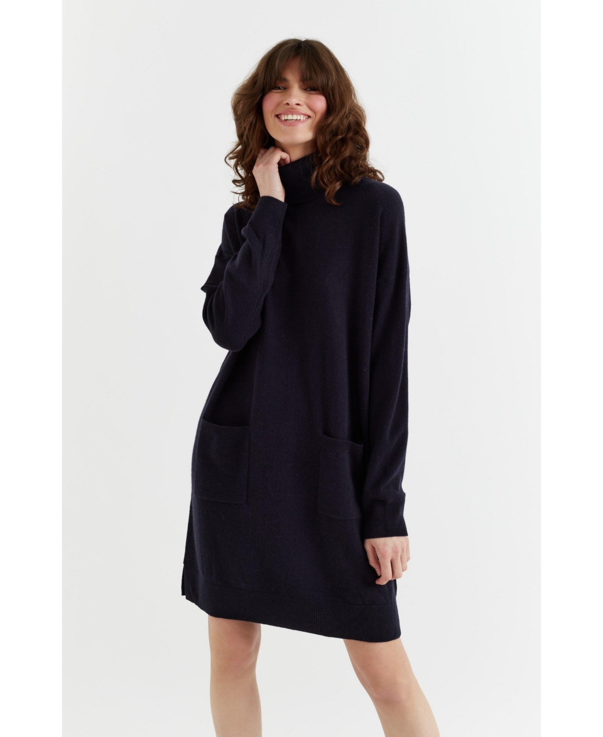 Click here for Chinti & Parker Womens Cashmere Rollneck Dress - N... prices