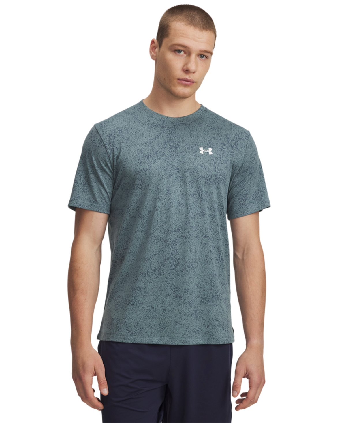Click here for Under Armour Mens Ua Tech Pixelate T-Shirt - Jaspe... prices