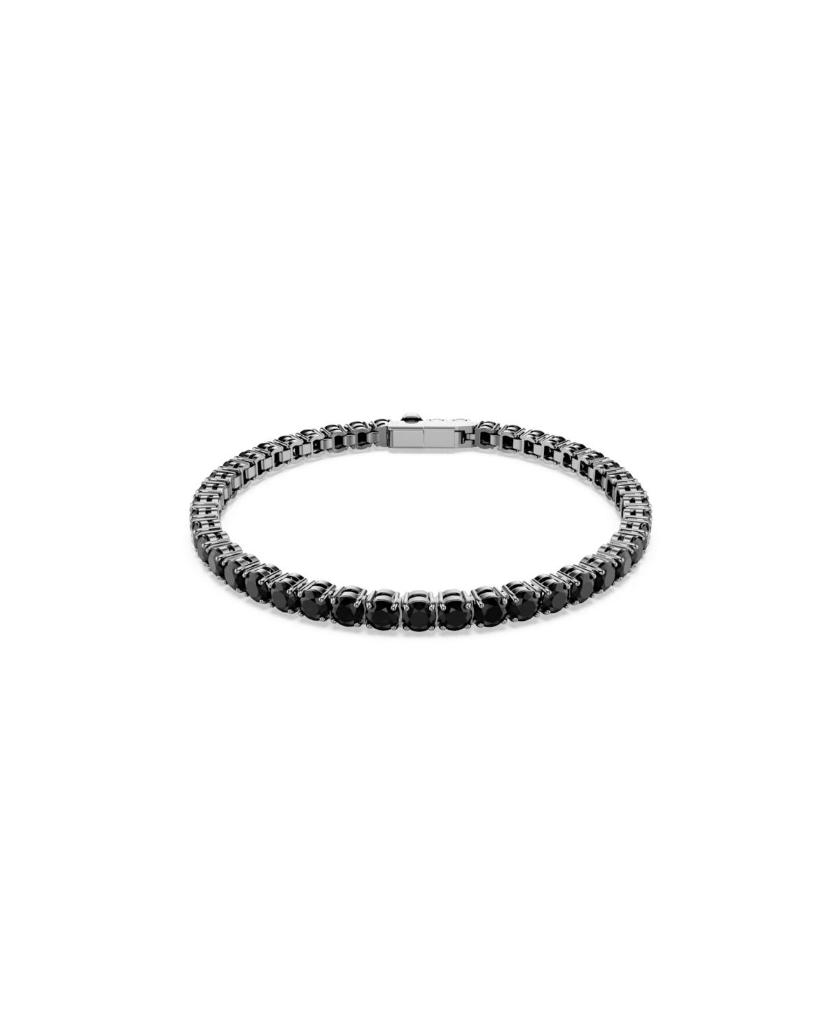 Click here for Swaroski Matrix Ruthenium Plated Tennis Bracelet -... prices