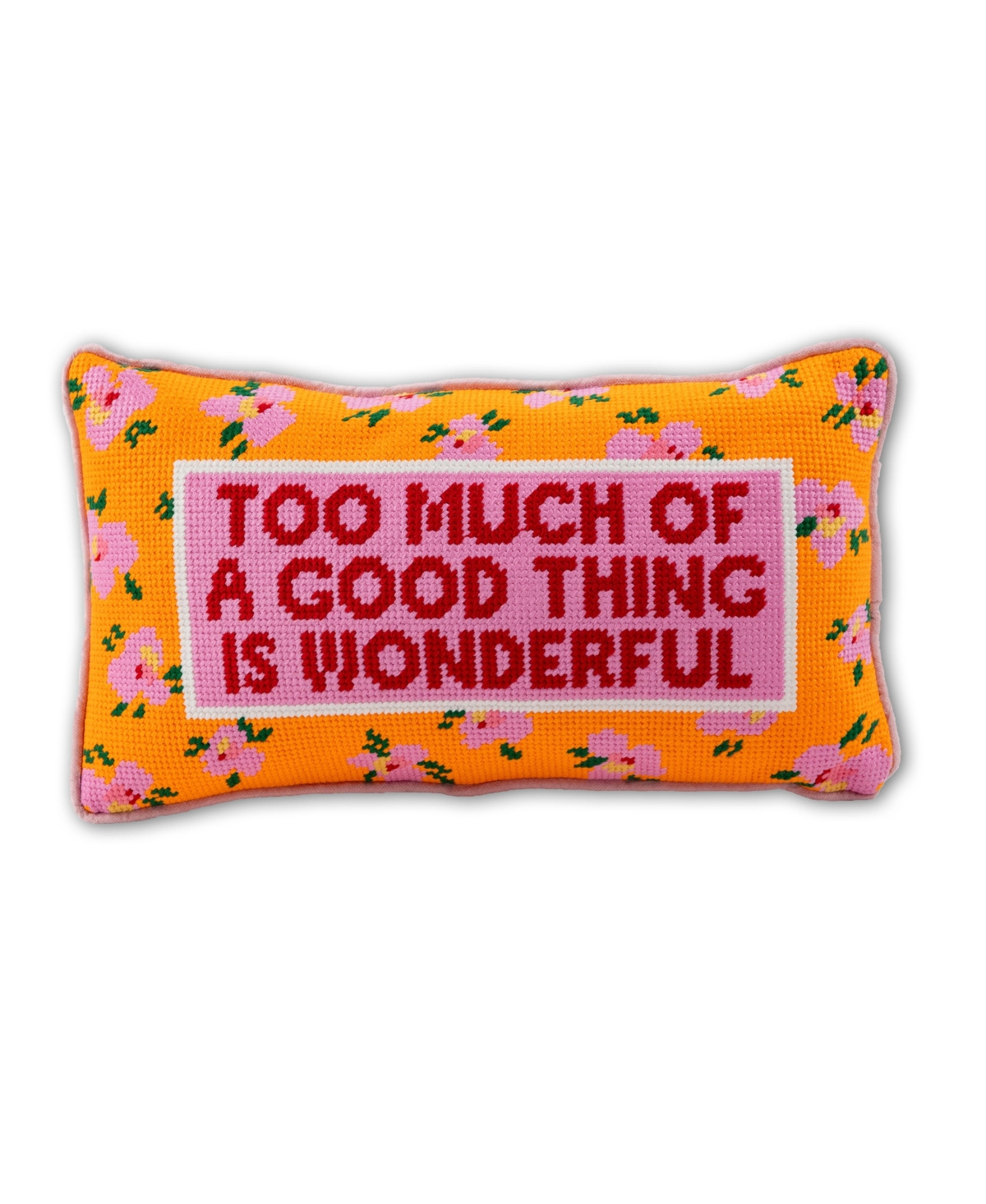 Click here for Furbish Needlepoint Pillow - Too much prices