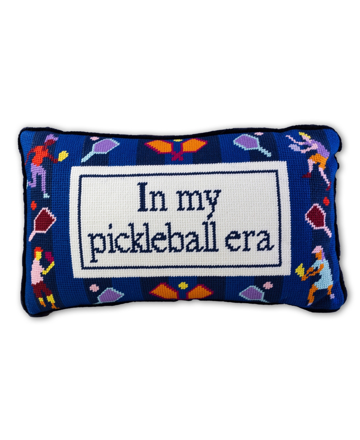 Click here for Furbish Needlepoint Pillow - Pickleball era prices
