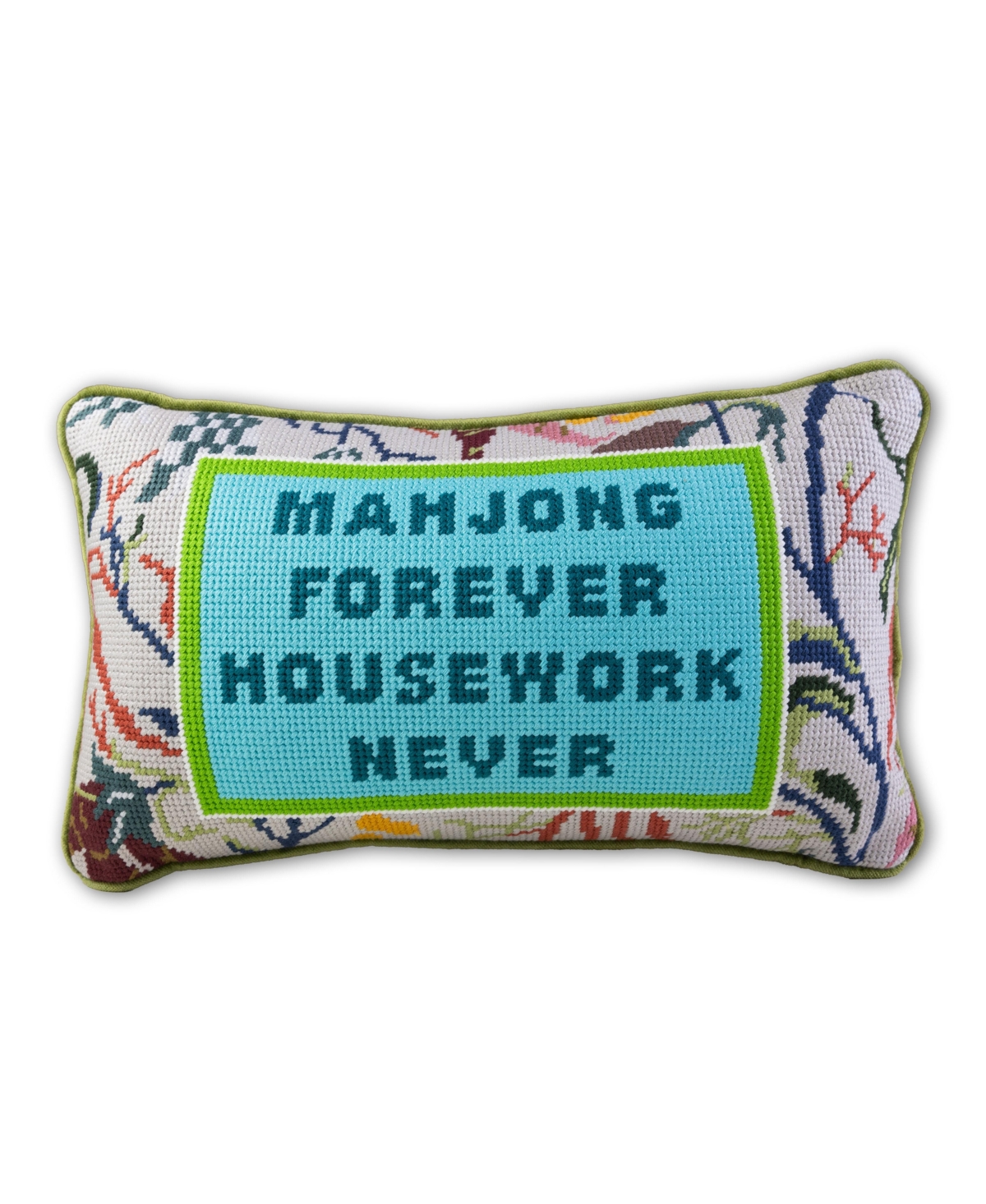 Click here for Furbish Needlepoint Pillow - Mahjong prices