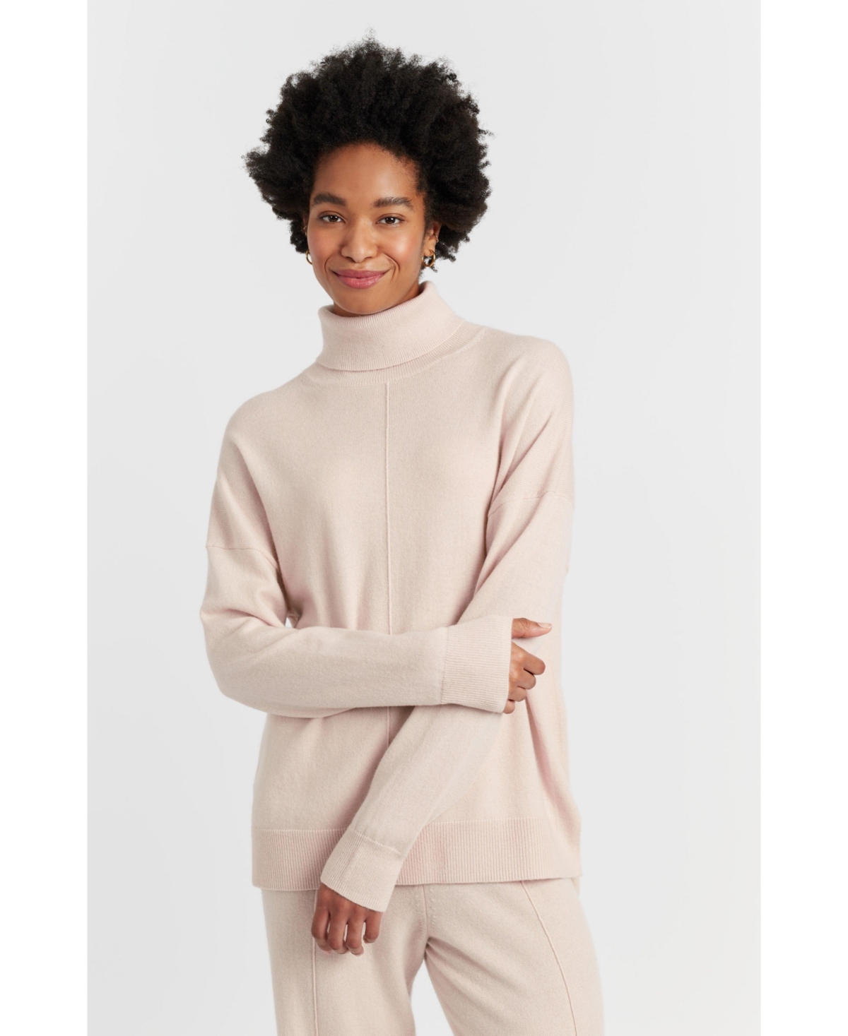Click here for Chinti & Parker Womens Relaxed Roll Neck Wool & Ca... prices