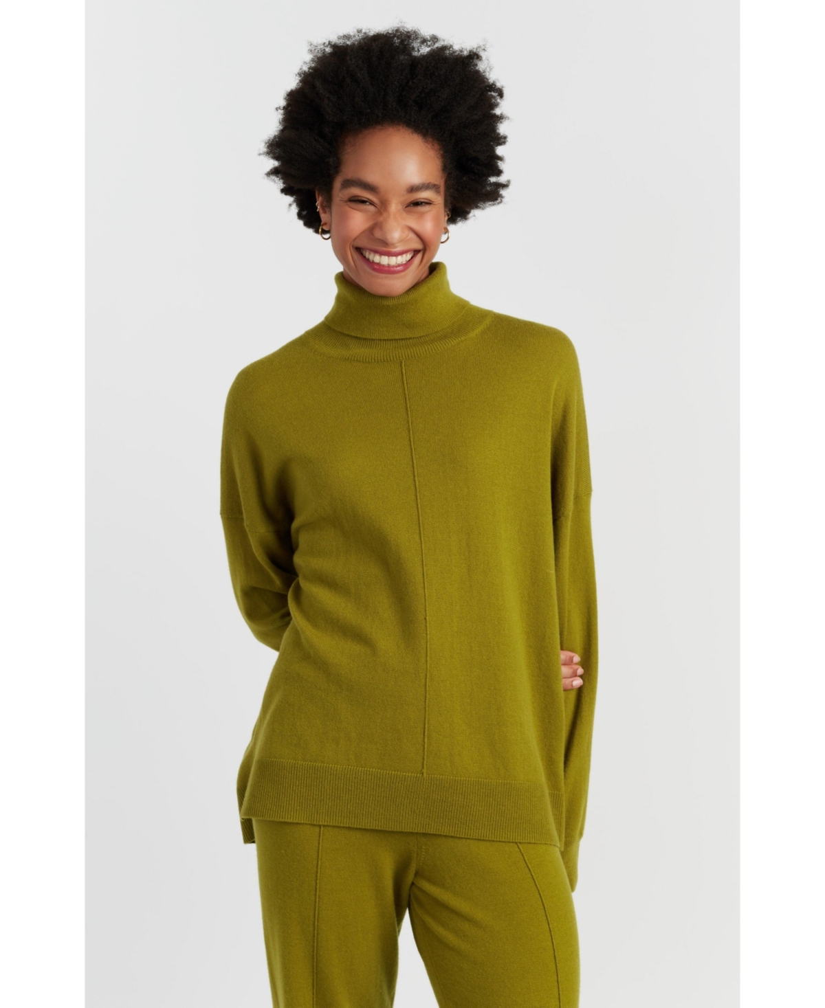 Click here for Chinti & Parker Womens Relaxed Roll Neck Wool & Ca... prices