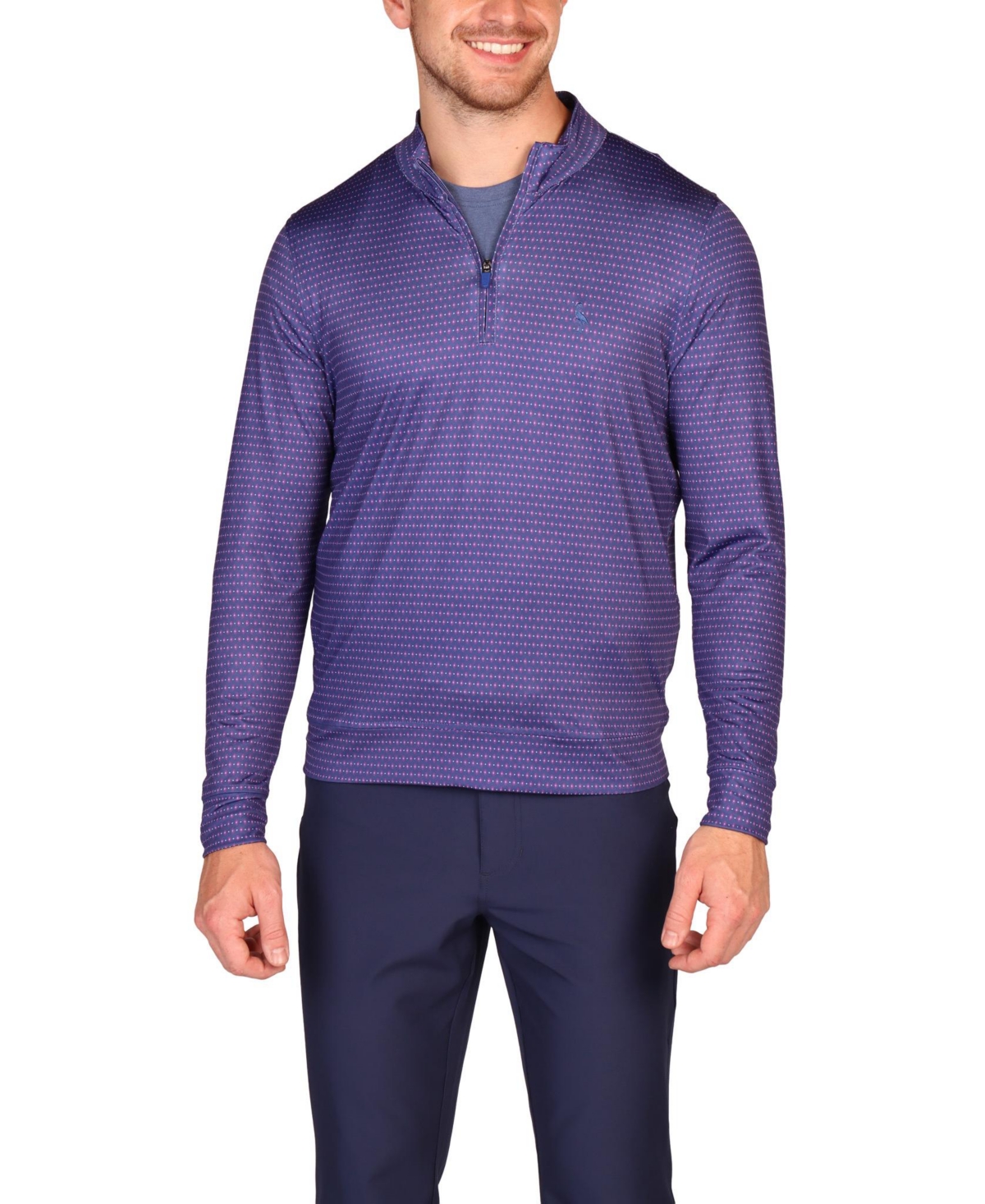 Click here for Tailorbyrd Mens Dots and Diamonds Performance Quar... prices