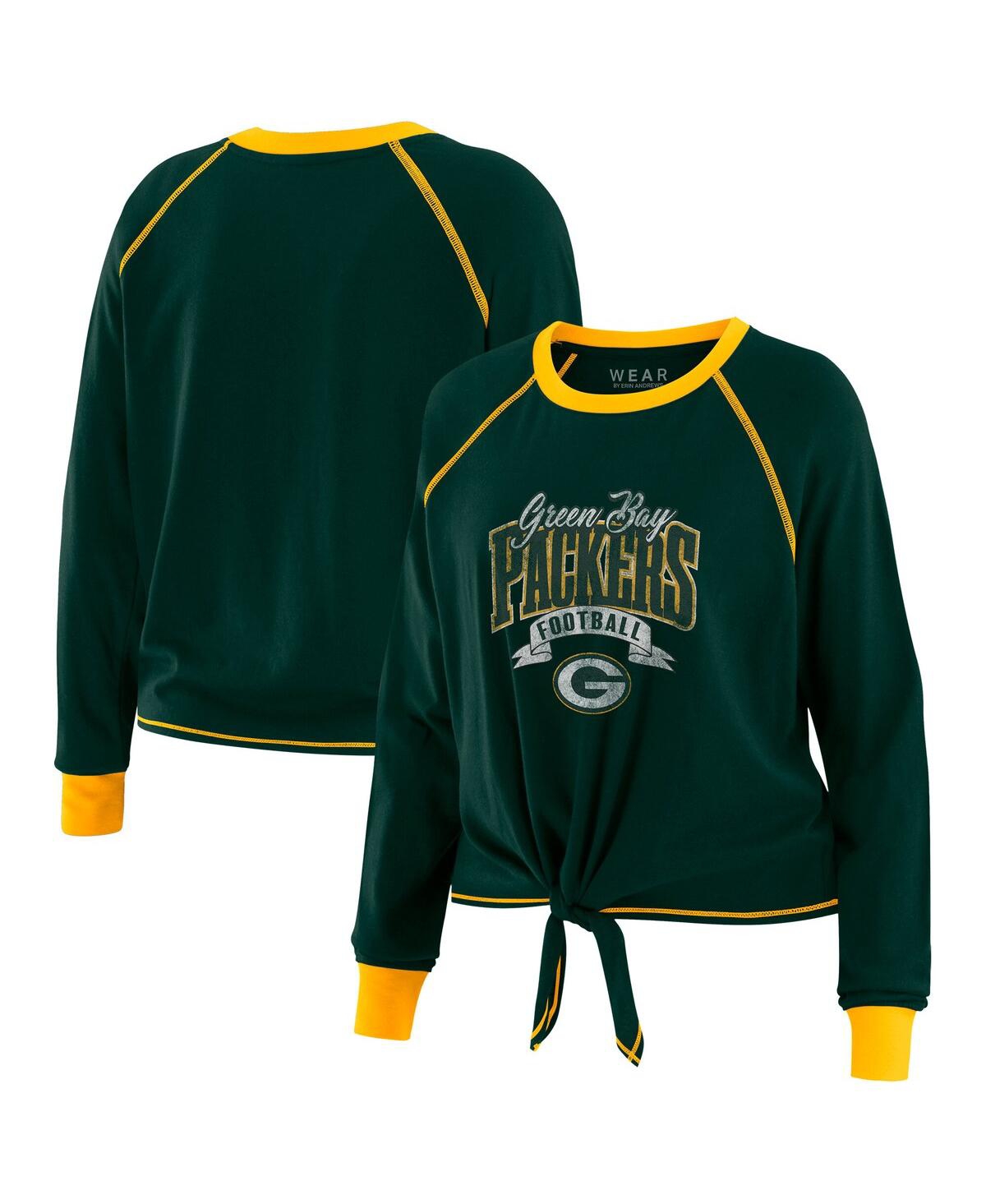 Click here for Wear by Erin Andrews Womens Green/Gold Green Bay P... prices