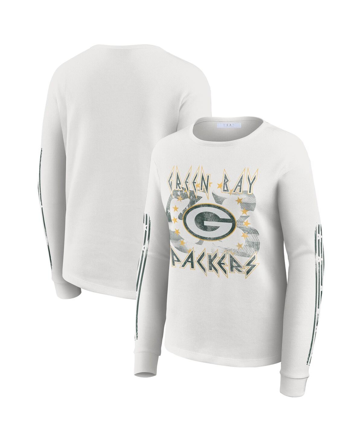 Click here for Wear by Erin Andrews Womens White Green Bay Packer... prices