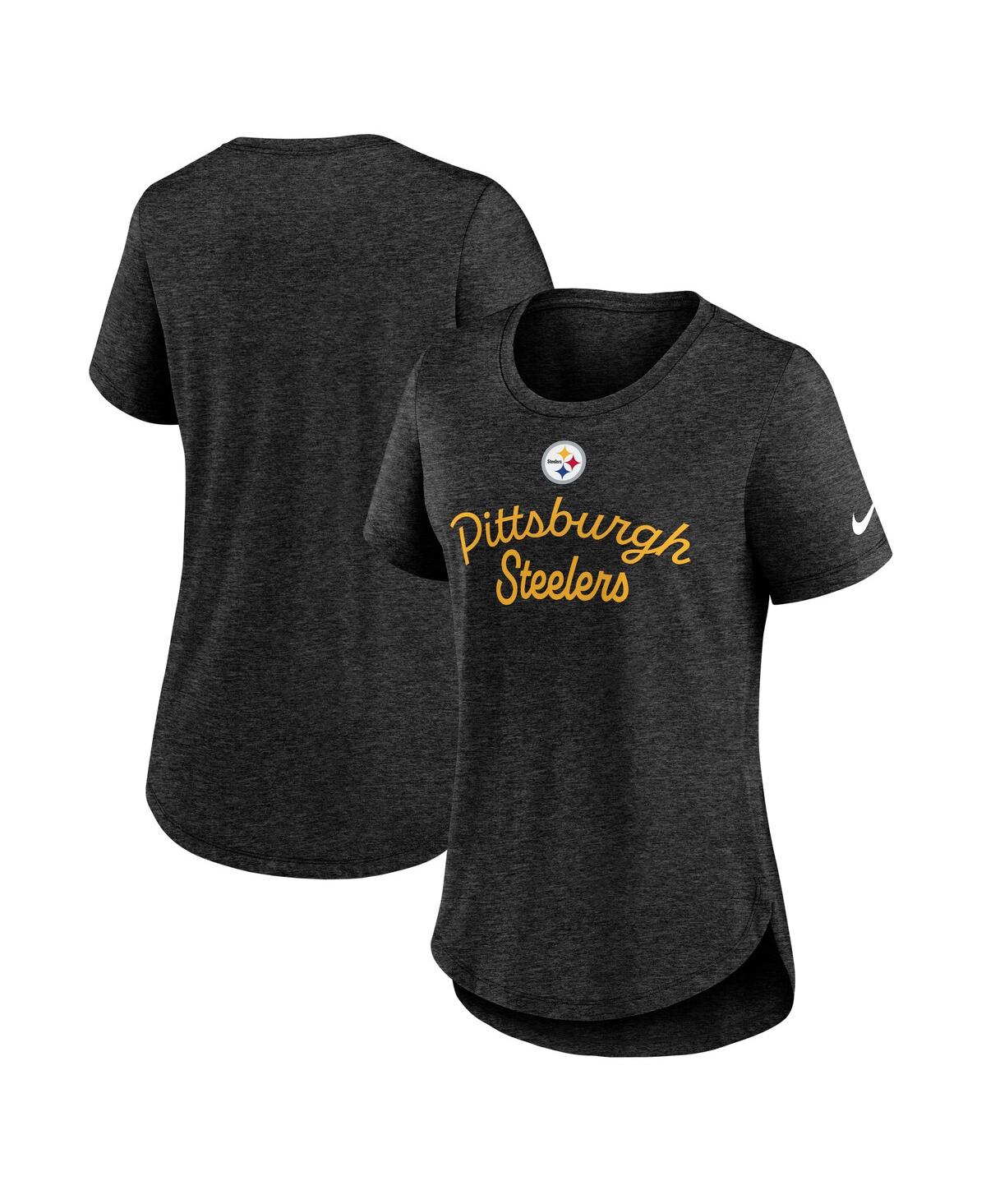Click here for Nike Womens Black Pittsburgh Steelers Script Tri-B... prices